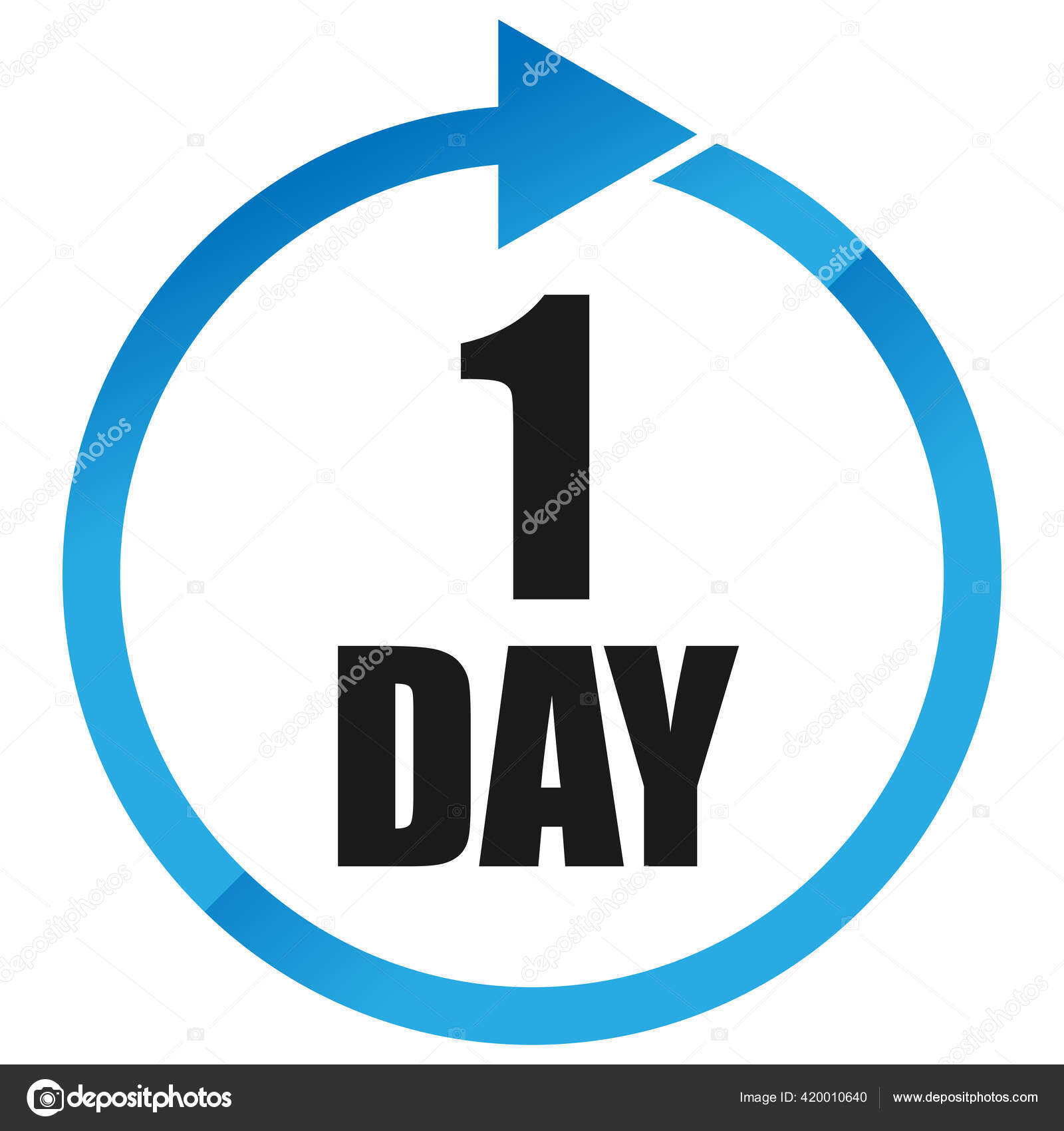 Numbers Numerals Dial Illustration Time Duration Schedule Concept Icon ...