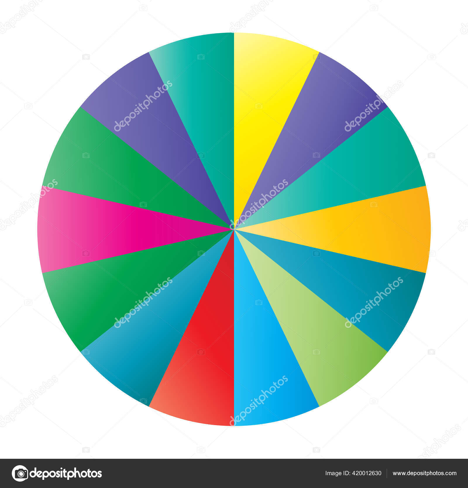 Pie Chart Pie Graph Diagram Segmented Circle Portions Pieces Parts ...