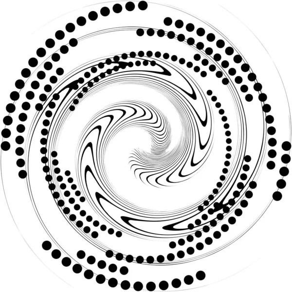 Espiral Abstracta Superpuesta Remolino Vector Giro Voluta Hélice ...