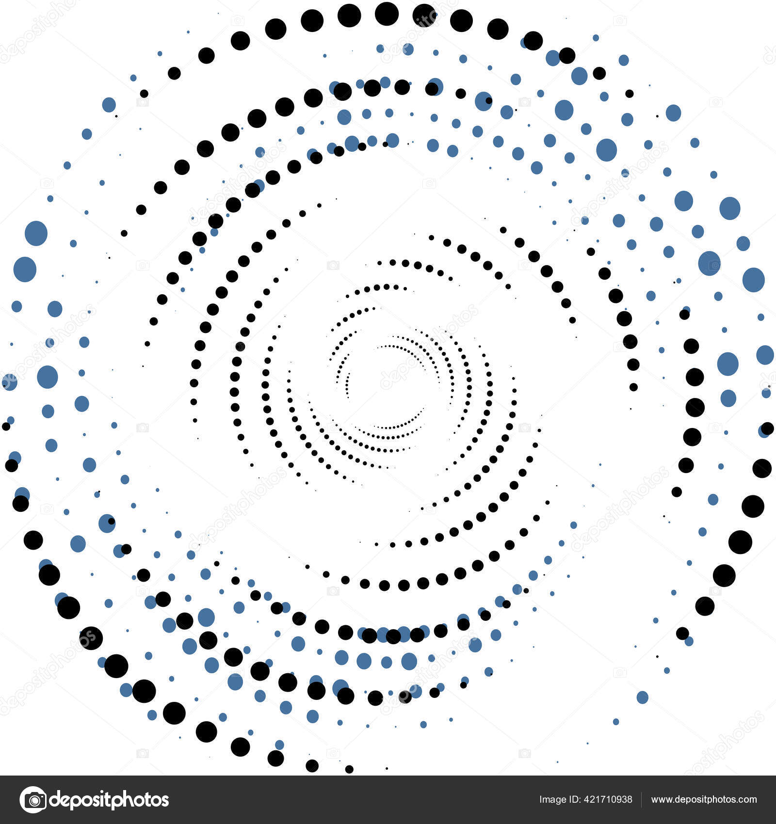 Overlaying Abstract Spiral Swirl Twirl Vector Volute Helix Cochlear ...