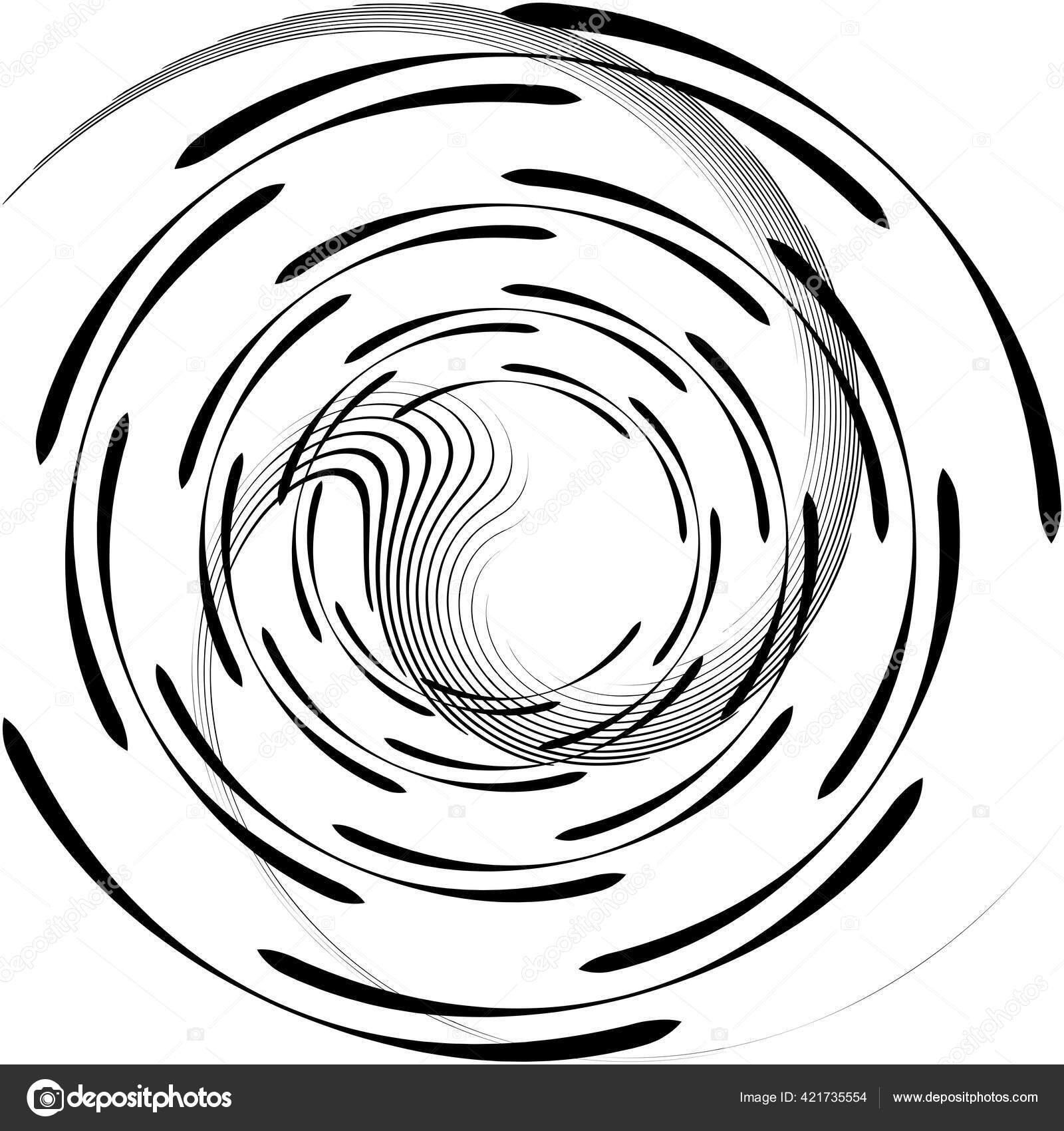Overlaying Abstract Spiral Swirl Twirl Vector Volute Helix Cochlear ...