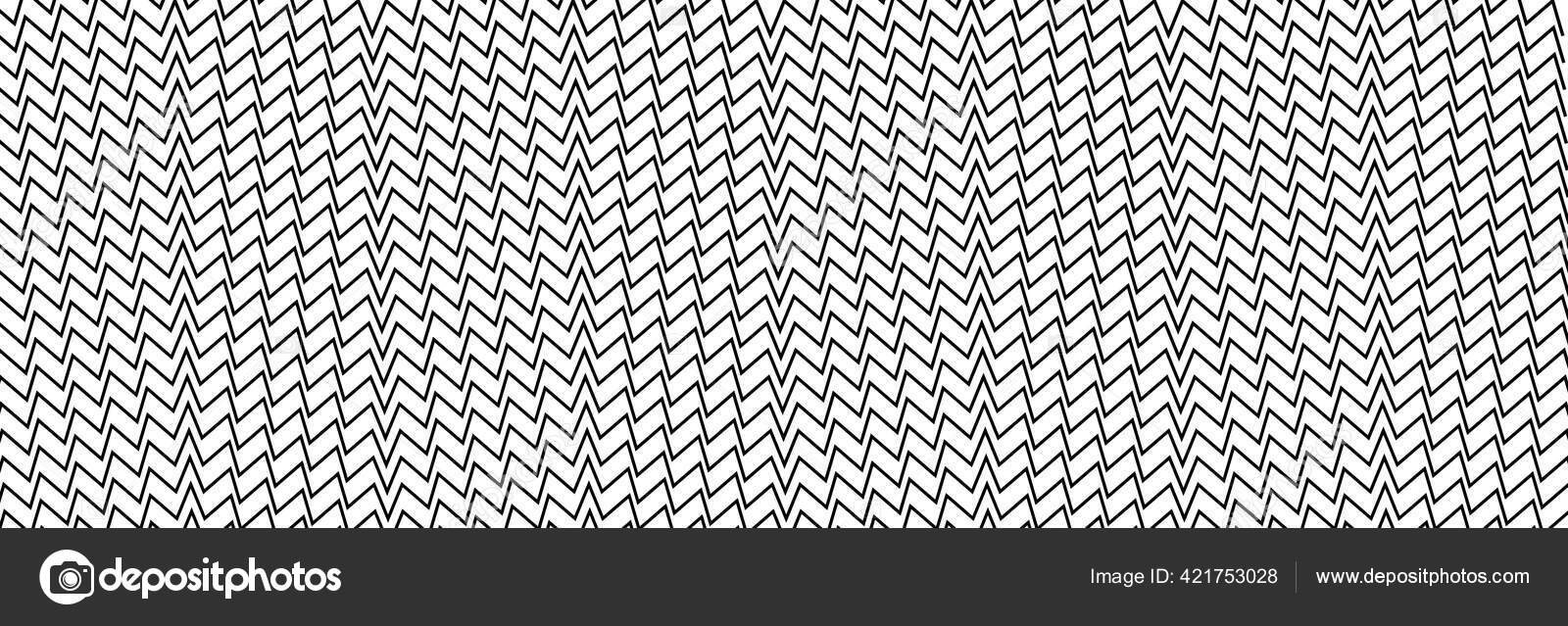 Wide Rectangular Format Wavy Waving Zig Zag Criss Cross Lines Stock ...