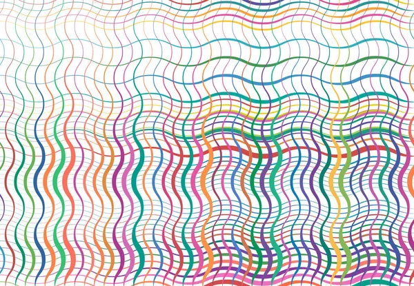 Grid Mesh Wavy Undulating Waving Billowy Lines Abstract Colorful Green ...