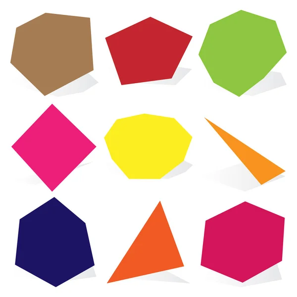 Edgy Geometric Stone Pebble Shapes Simple Basic Angular Angled Element ...