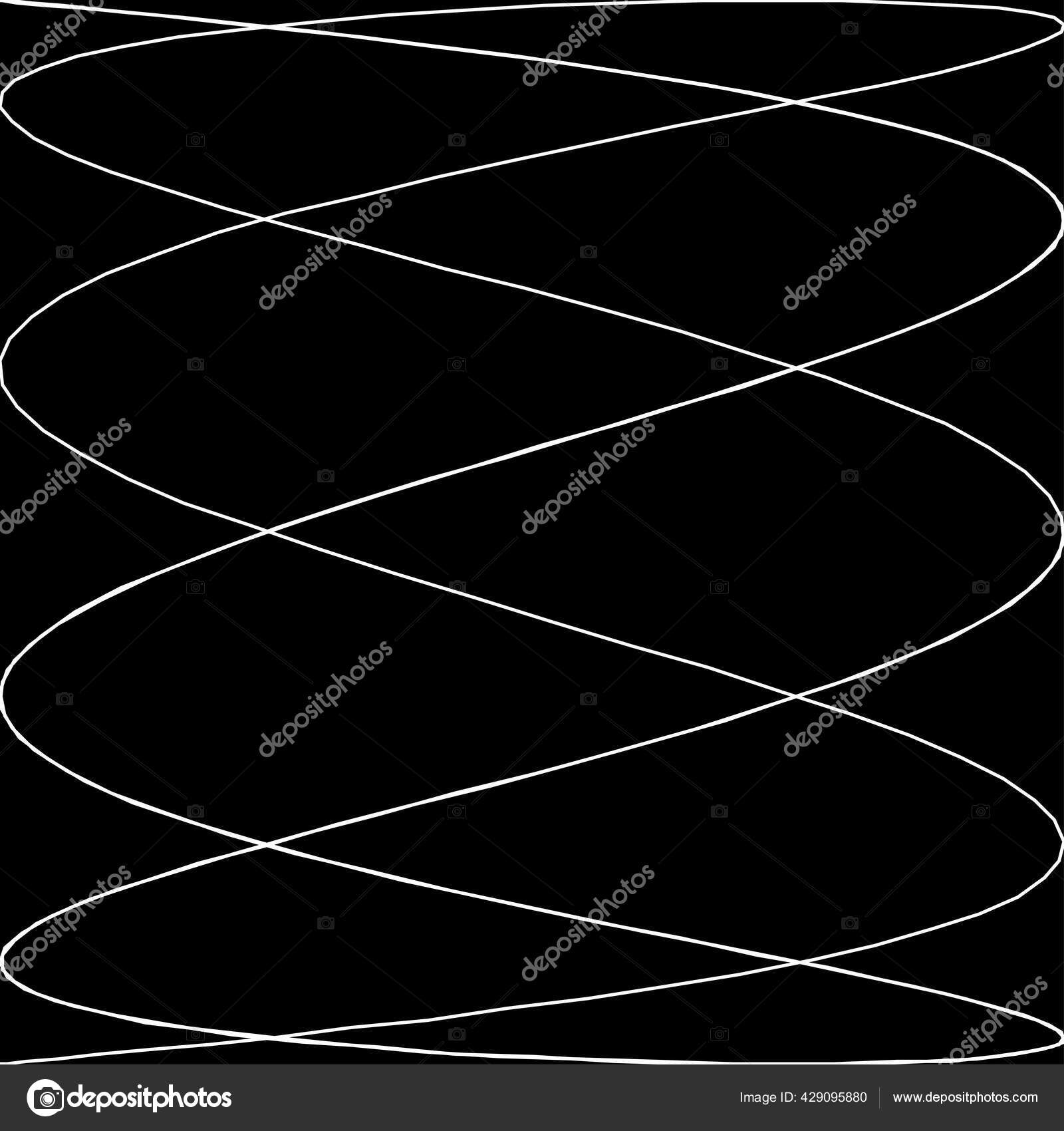 Ondulado Sine Líneas Verticales Sinuoso Curva Líneas Vector Ilustración ...