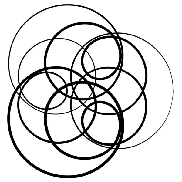 Curlicue Loop Shapes Elements Vector Illustration Stock Vector ...