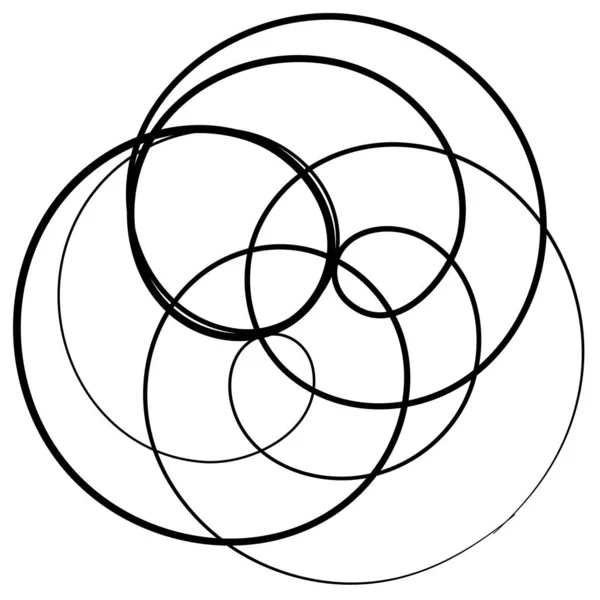 Curlicue Loop Shapes Elements Vector Illustration Stock Vector ...