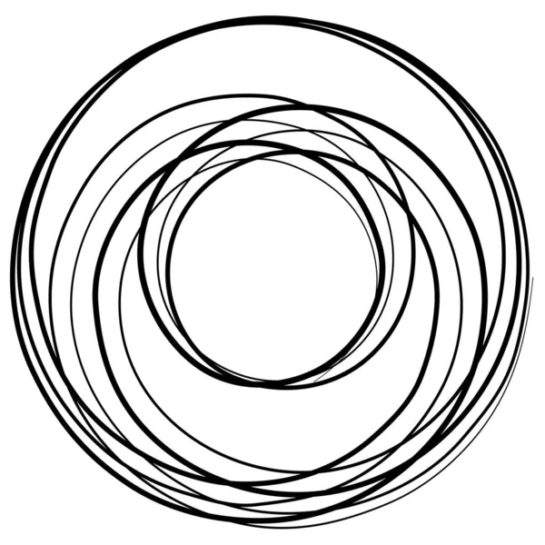 Curlicue Loop Shapes Elements Vector Illustration Stock Vector ...