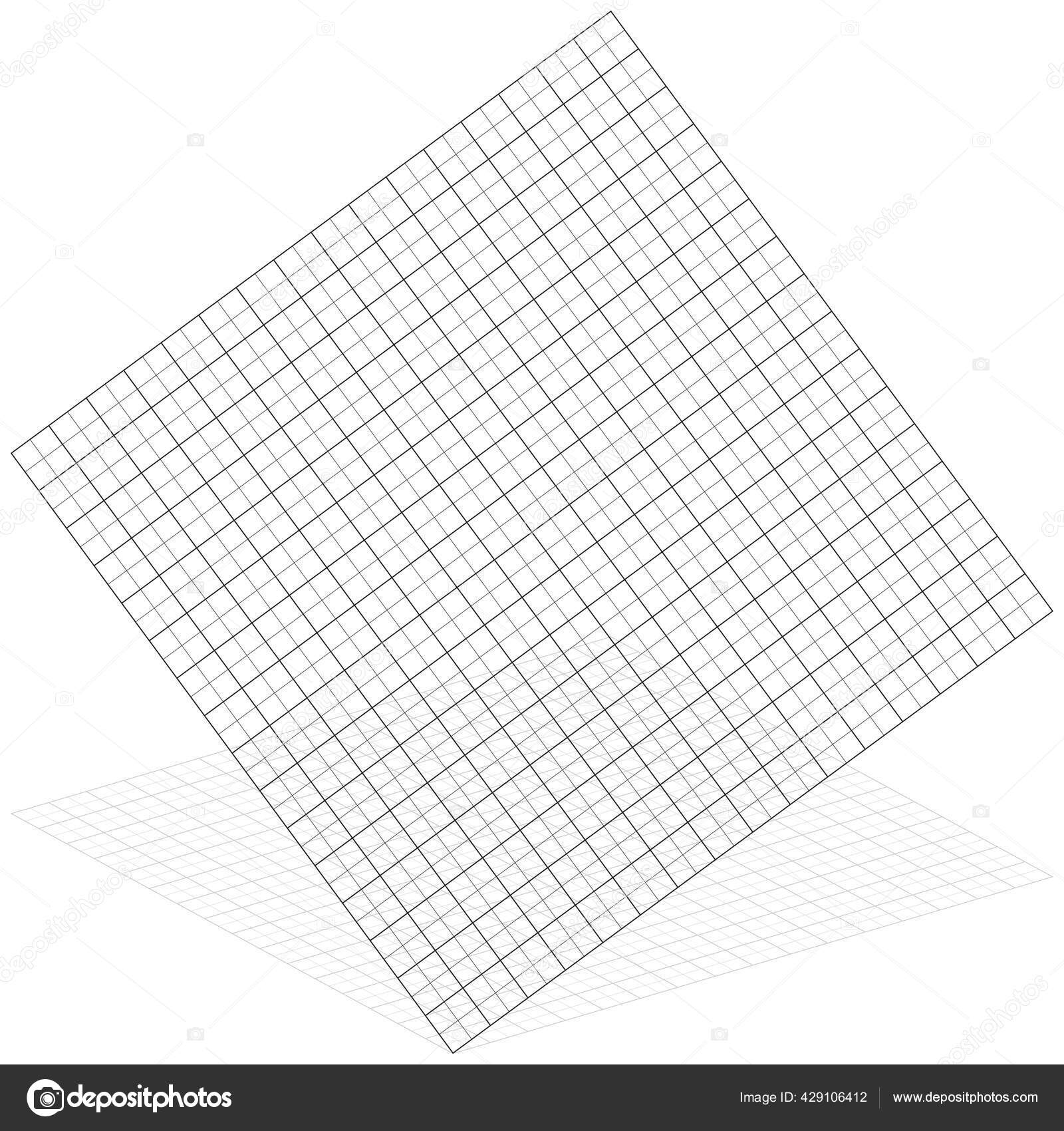 Tilt Skew Diagonal Grid Mesh Squares Abstract Geometric Vector ...