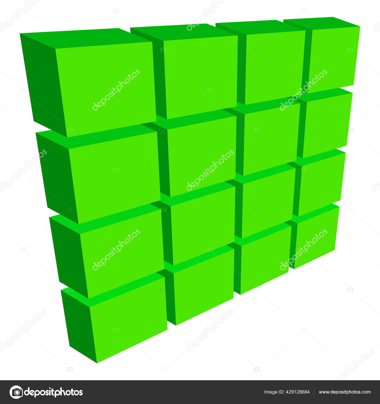 Wall Block Barricade Concept Graphic Stonework Masonry Obstacle Symbol ...