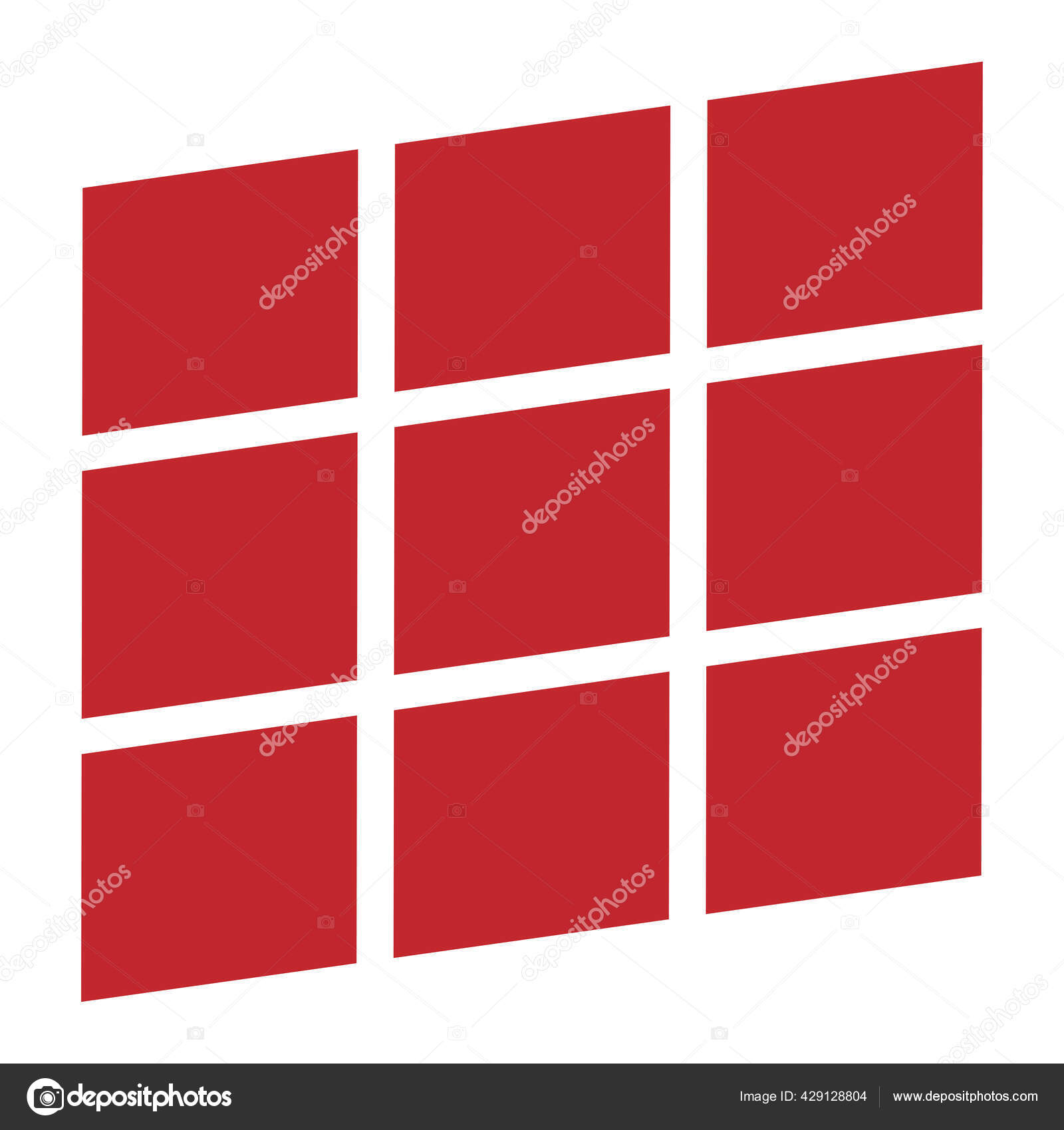 Wall Block Barricade Concept Graphic Stonework Masonry Obstacle Symbol ...