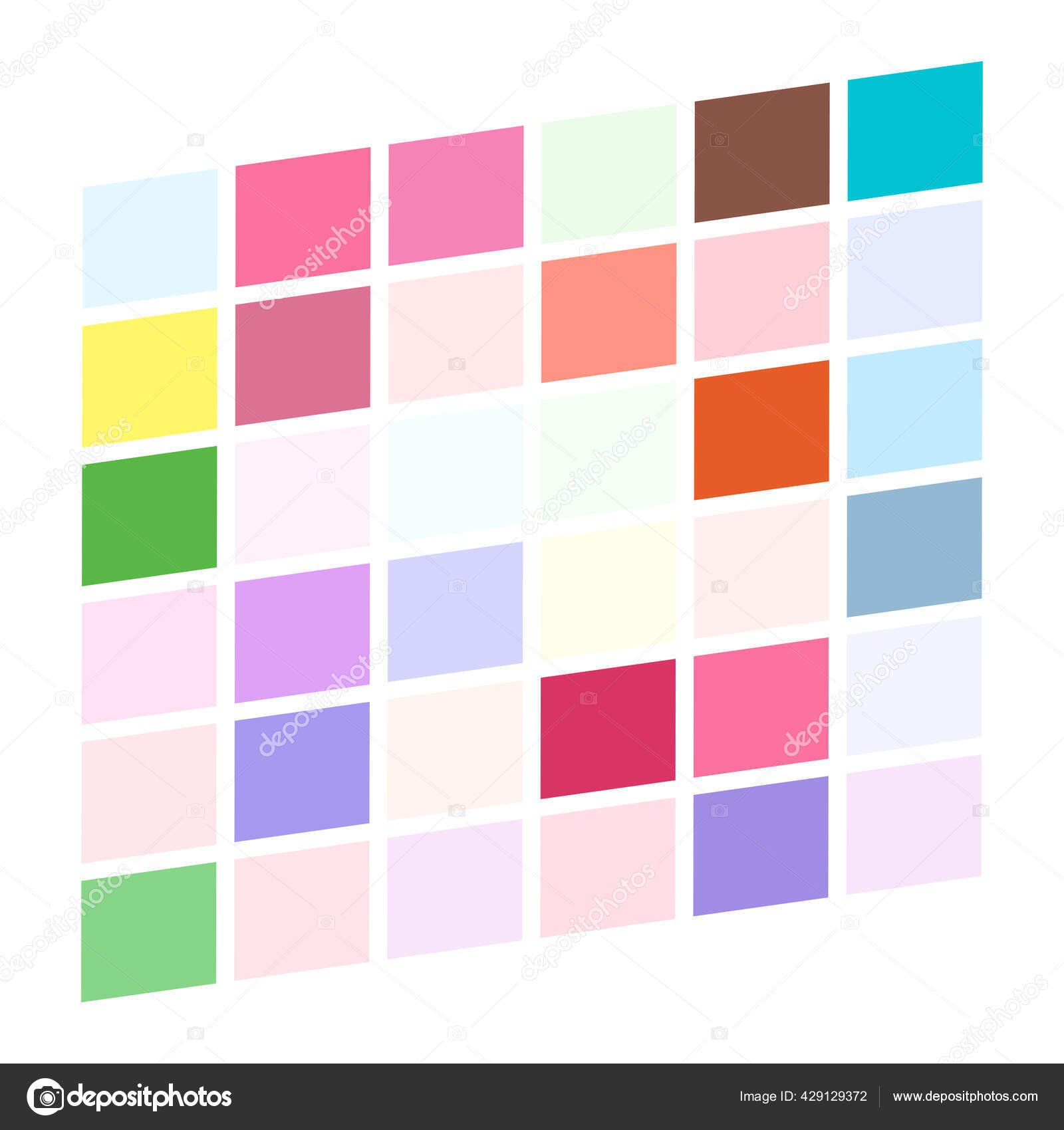 Tessellation Mosaic Colorful Light Colored Squares Rectangles Pattern ...