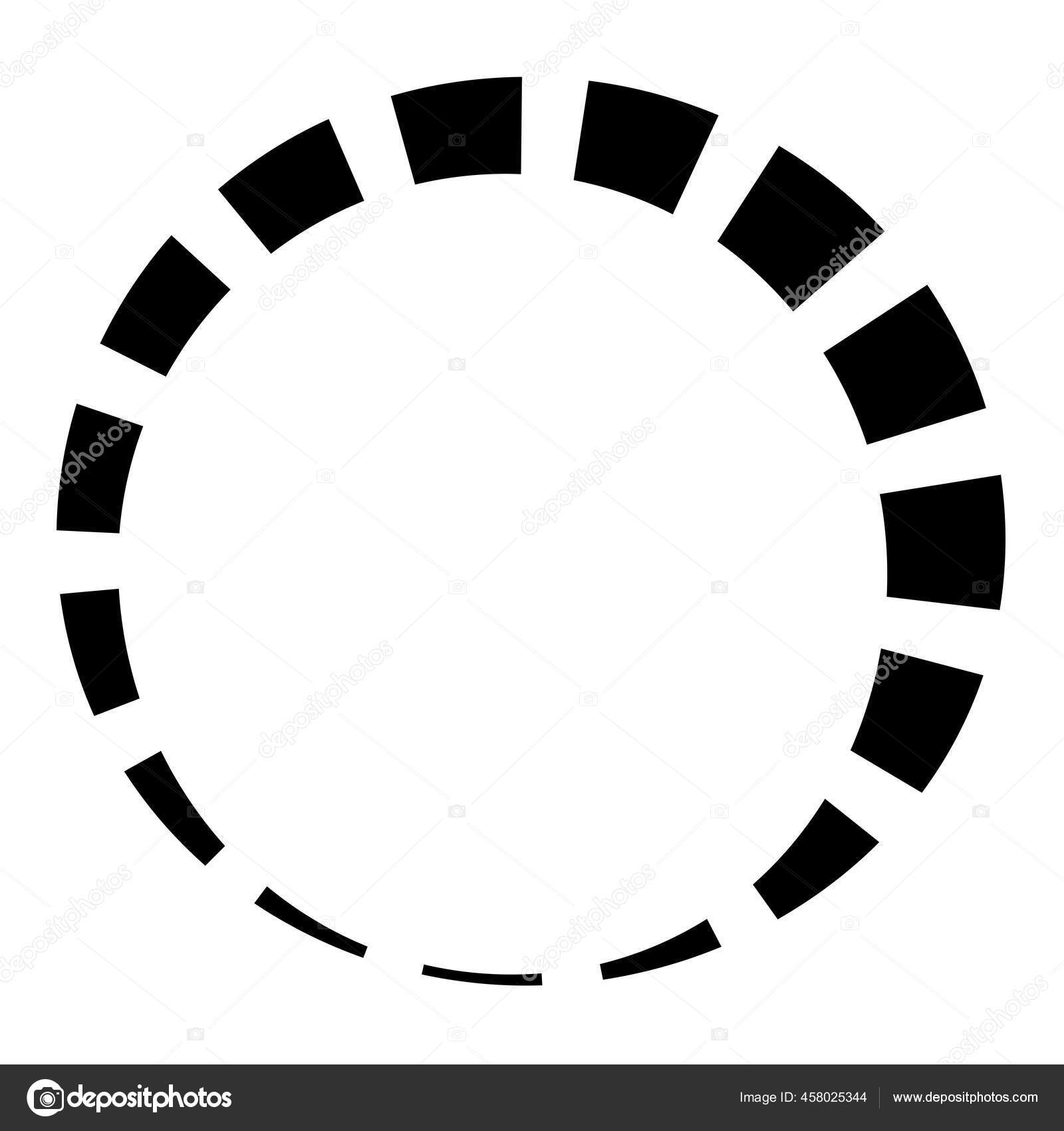 Dashed Lines Spiral Swirls Twirls Concentric Circular Volute Helix ...