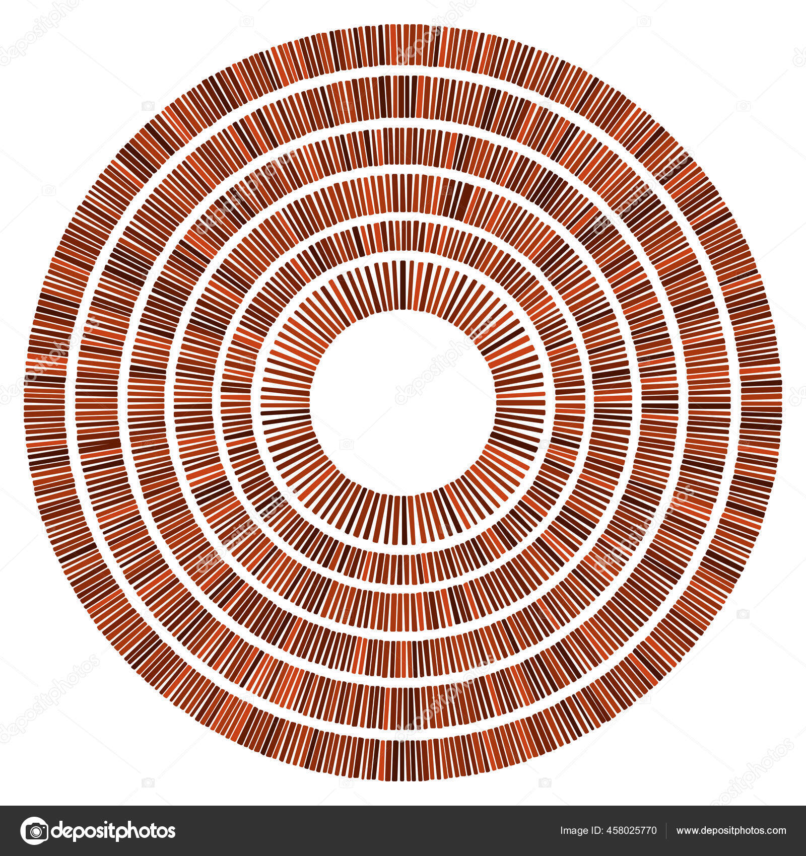 Geometric Circle Element Circular Red Stonework Masonry Stone Rock ...