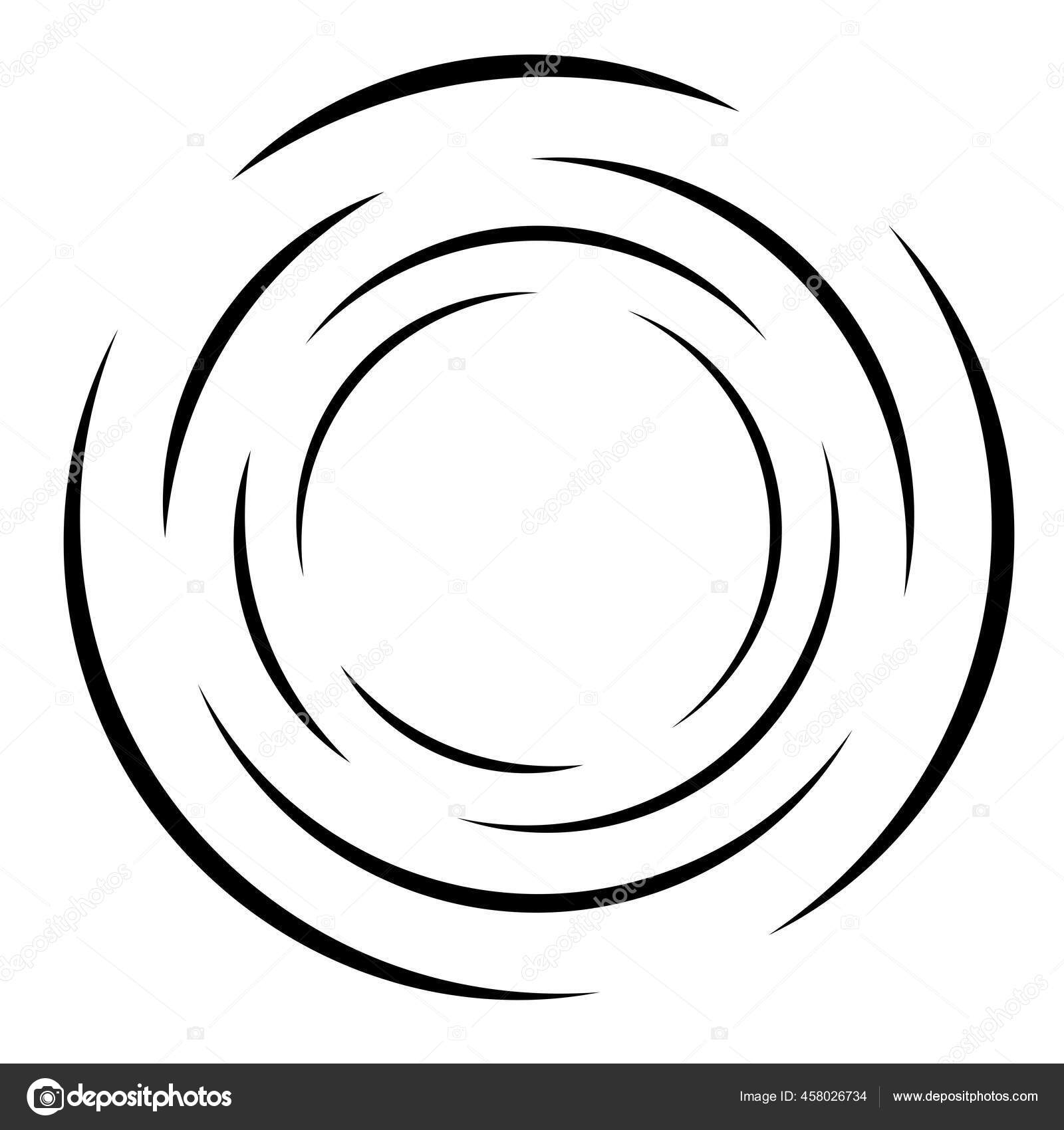 Cyclical Circle Helix Volute Element Concentric Shape Rotation ...