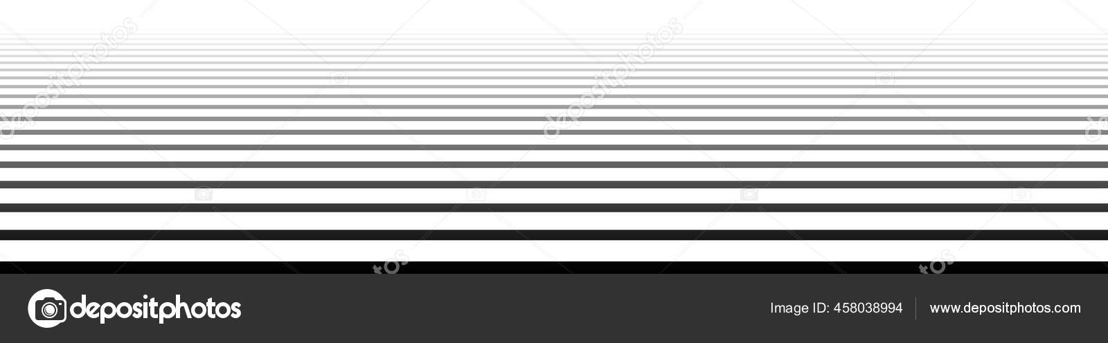 Parallel Straight Lines Stripes Perspective Vector Illustration Stock ...