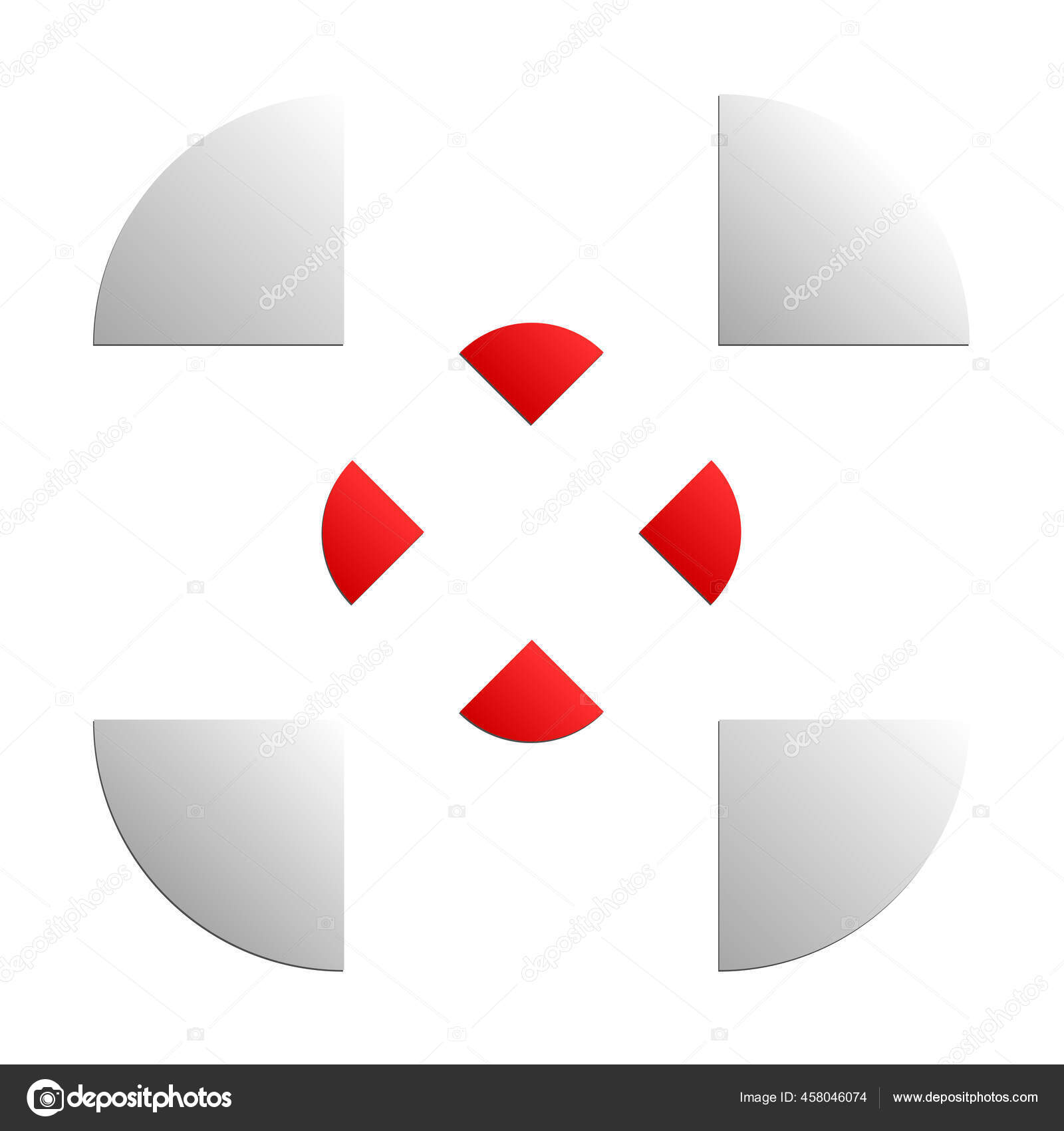 Cross Hair Reticle Target Mark Icon Symbol Logo Accuracy Precision ...