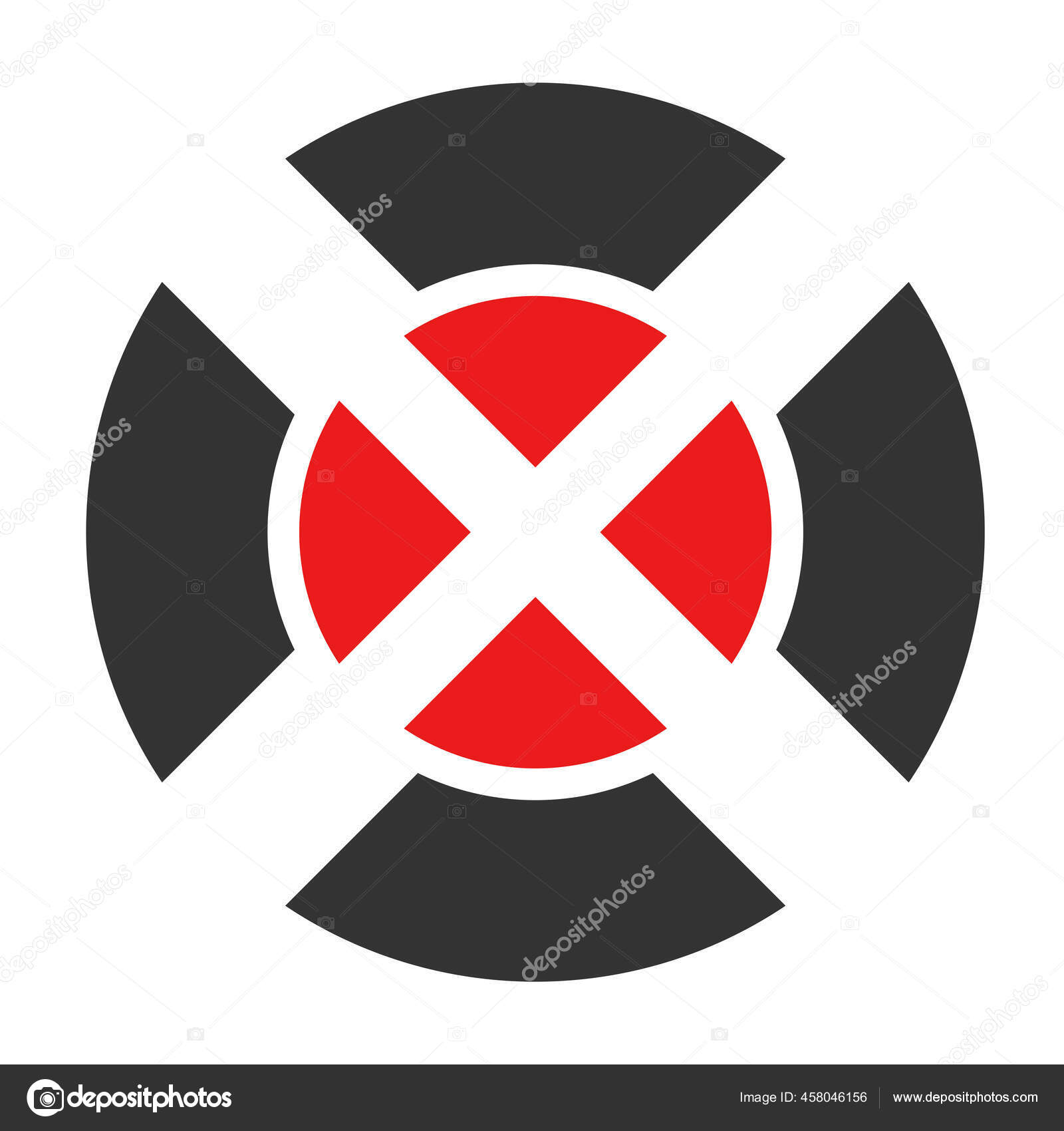 Cross Hair Reticle Target Mark Icon Symbol Logo Accuracy Precision ...