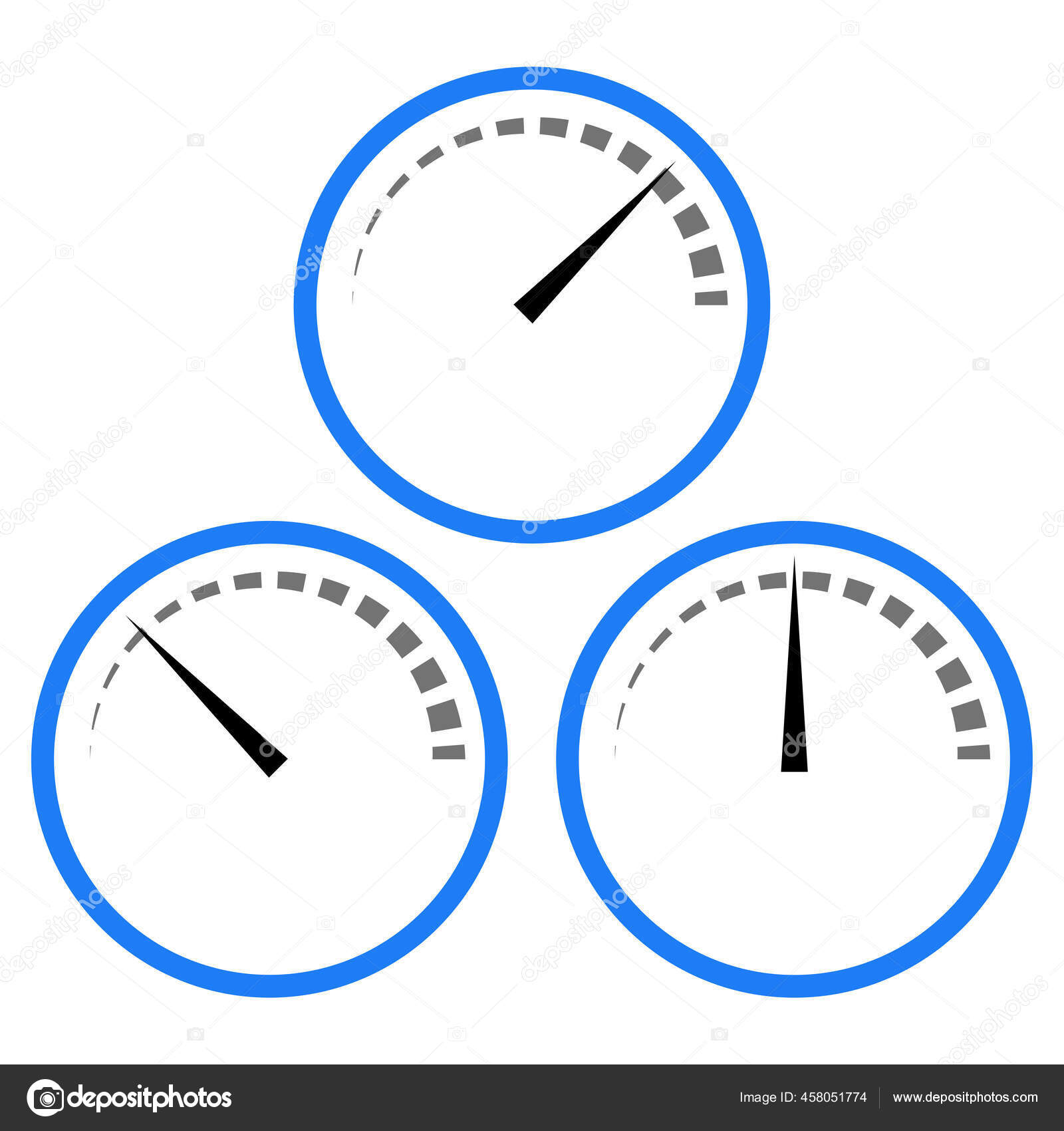 Guage Meter Level Indicator Icon Calibration Benchmark Measure Chart ...