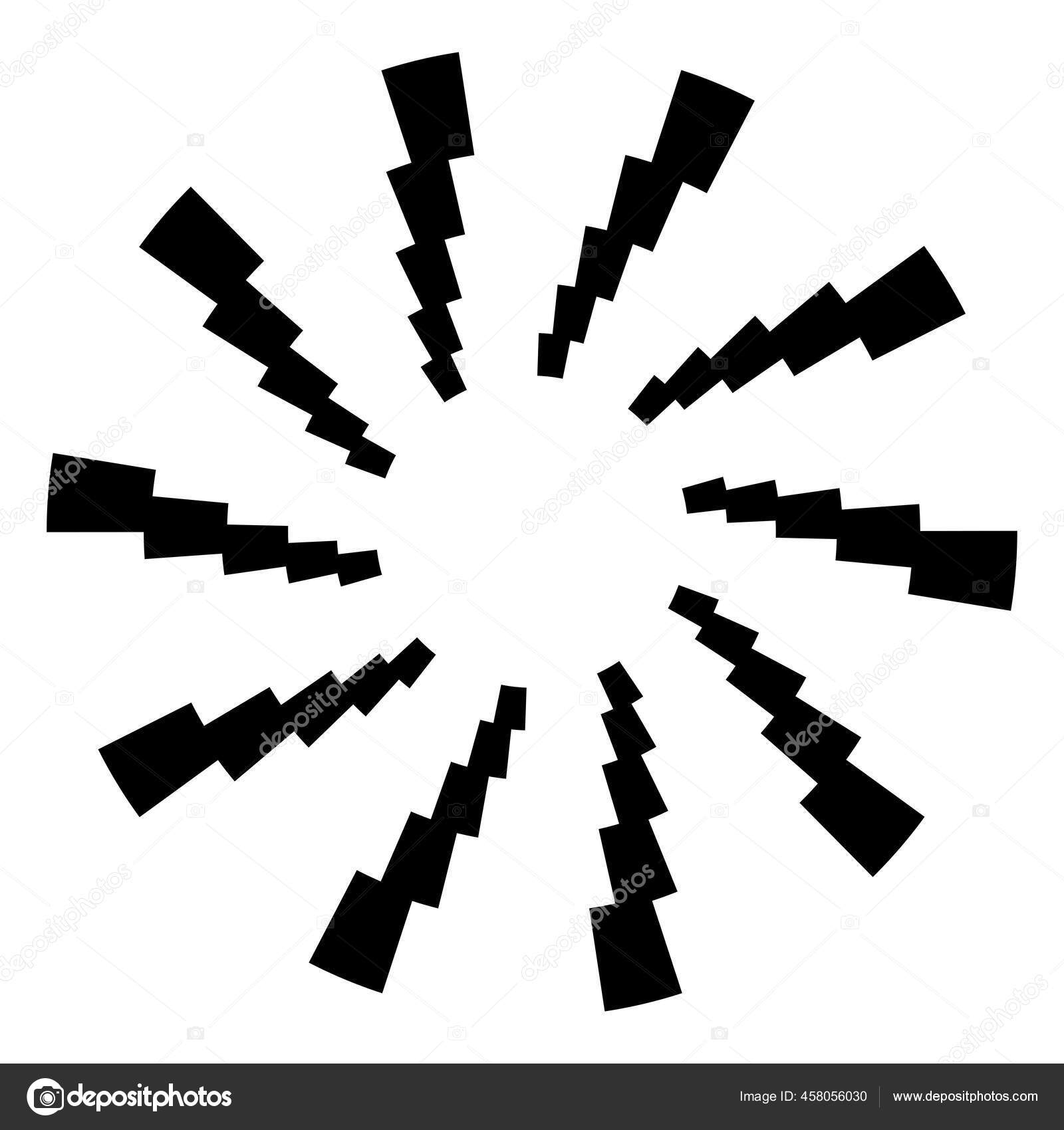 Dashed Lines Spiral Swirls Twirls Concentric Circular Volute Helix ...