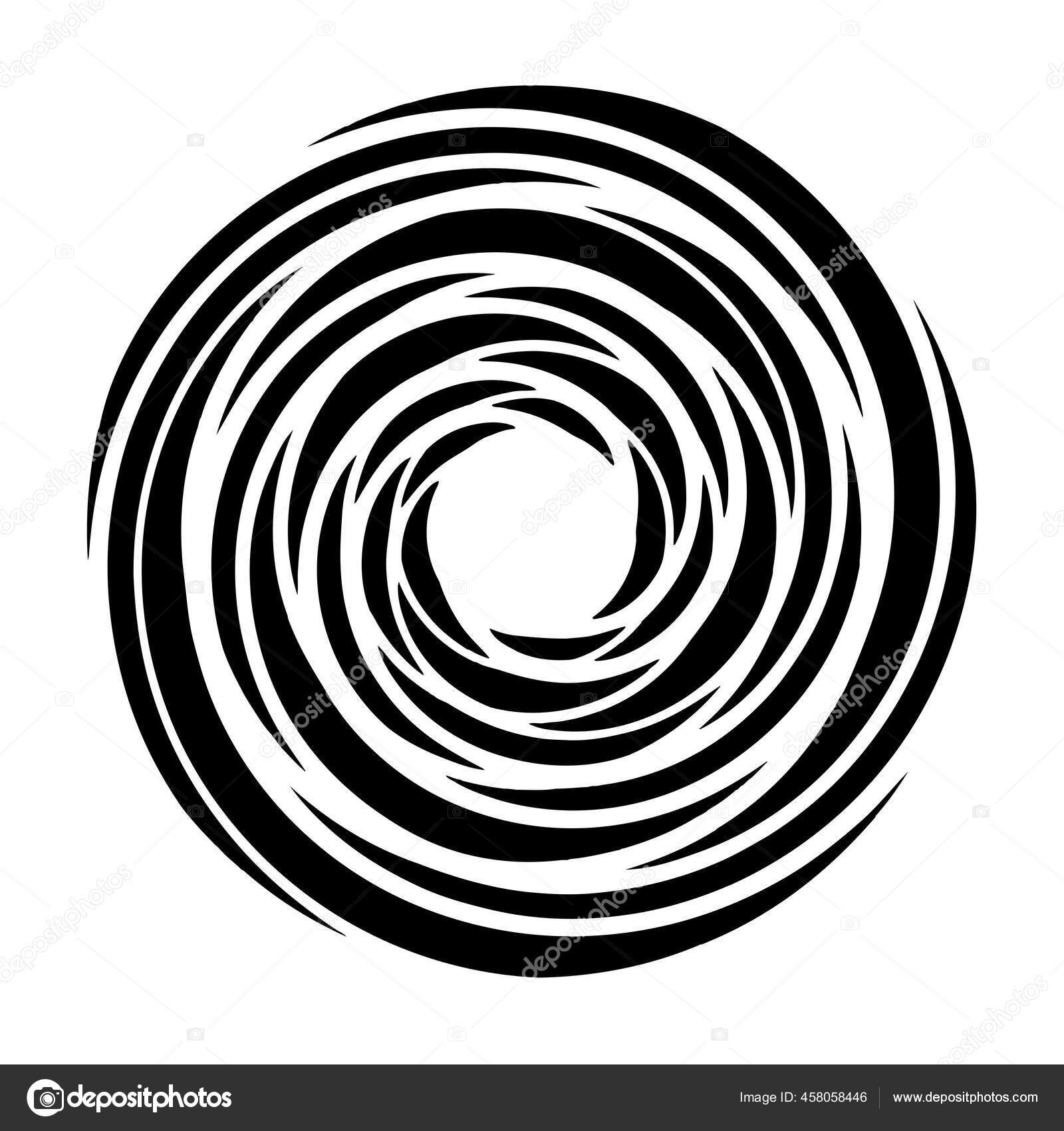 Cyclical Circle Helix Volute Element Concentric Shape Rotation ...