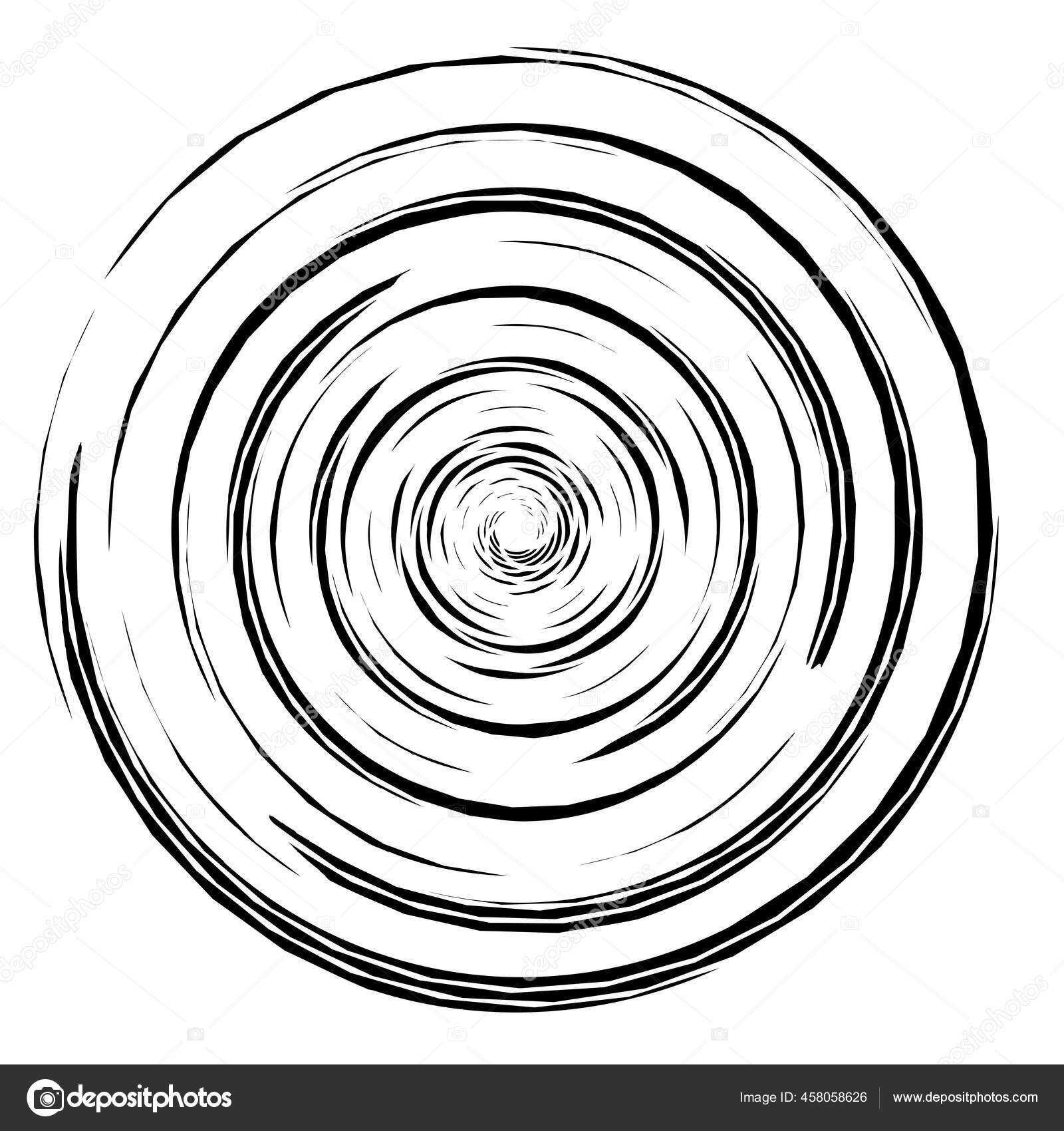 Cyclical Circle Helix Volute Element Concentric Shape Rotation ...