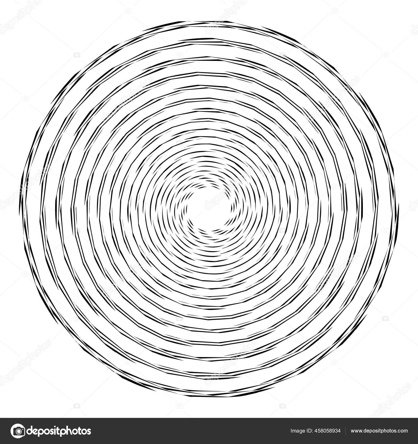 Cyclical Circle Helix Volute Element Concentric Shape Rotation ...