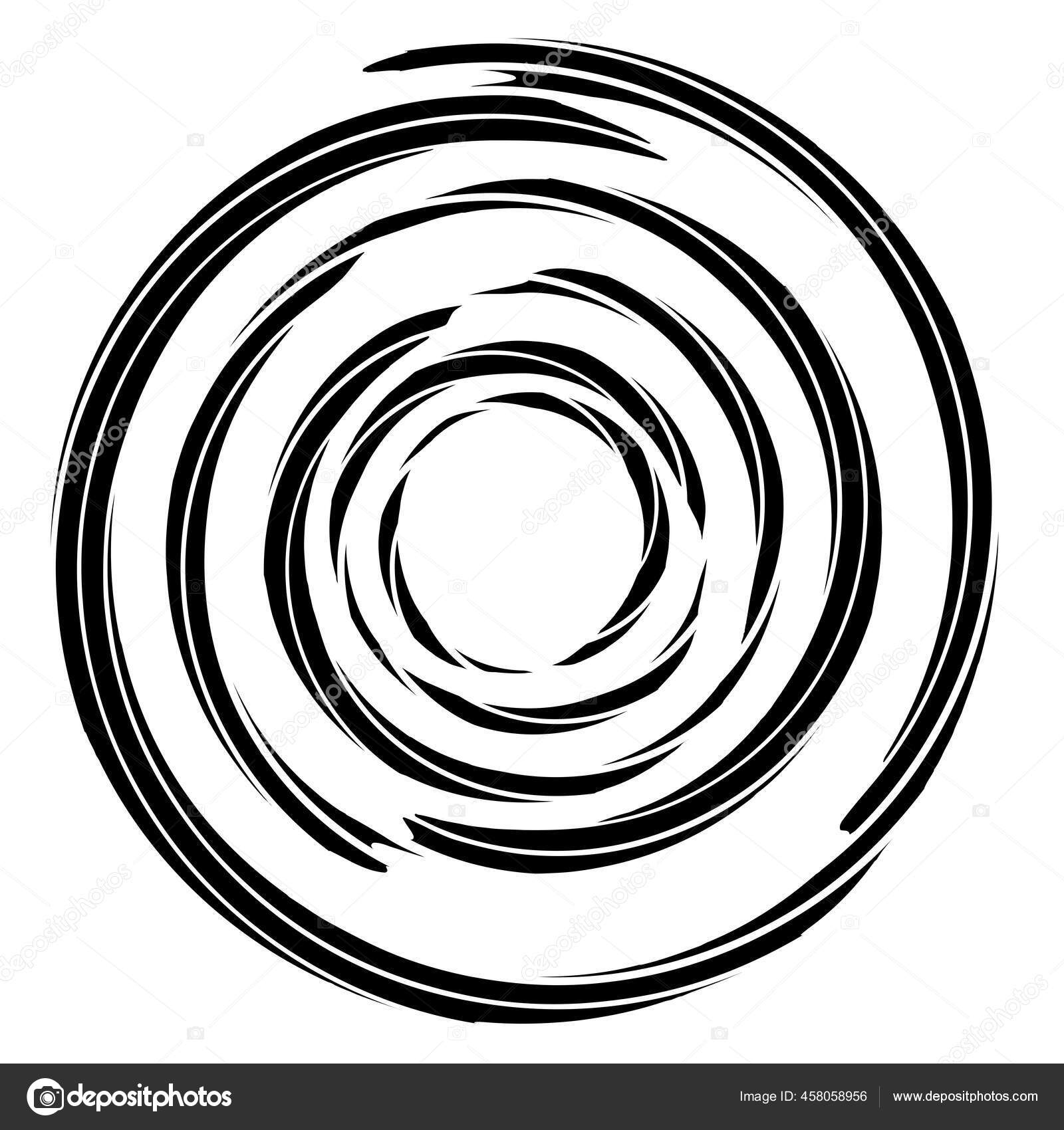 Cyclical Circle Helix Volute Element Concentric Shape Rotation ...