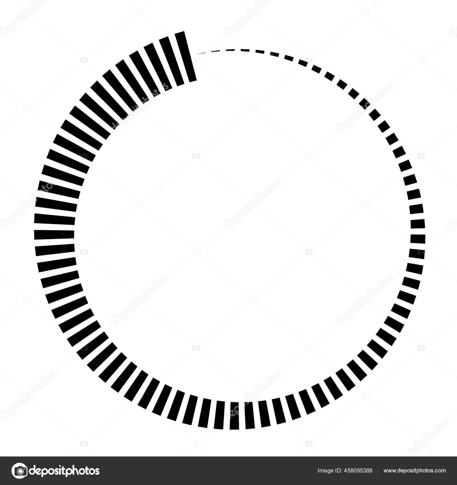 Gestreifte Linien Drehen Sich Wirbeln Und Wirbeln Konzentrisches Und ...