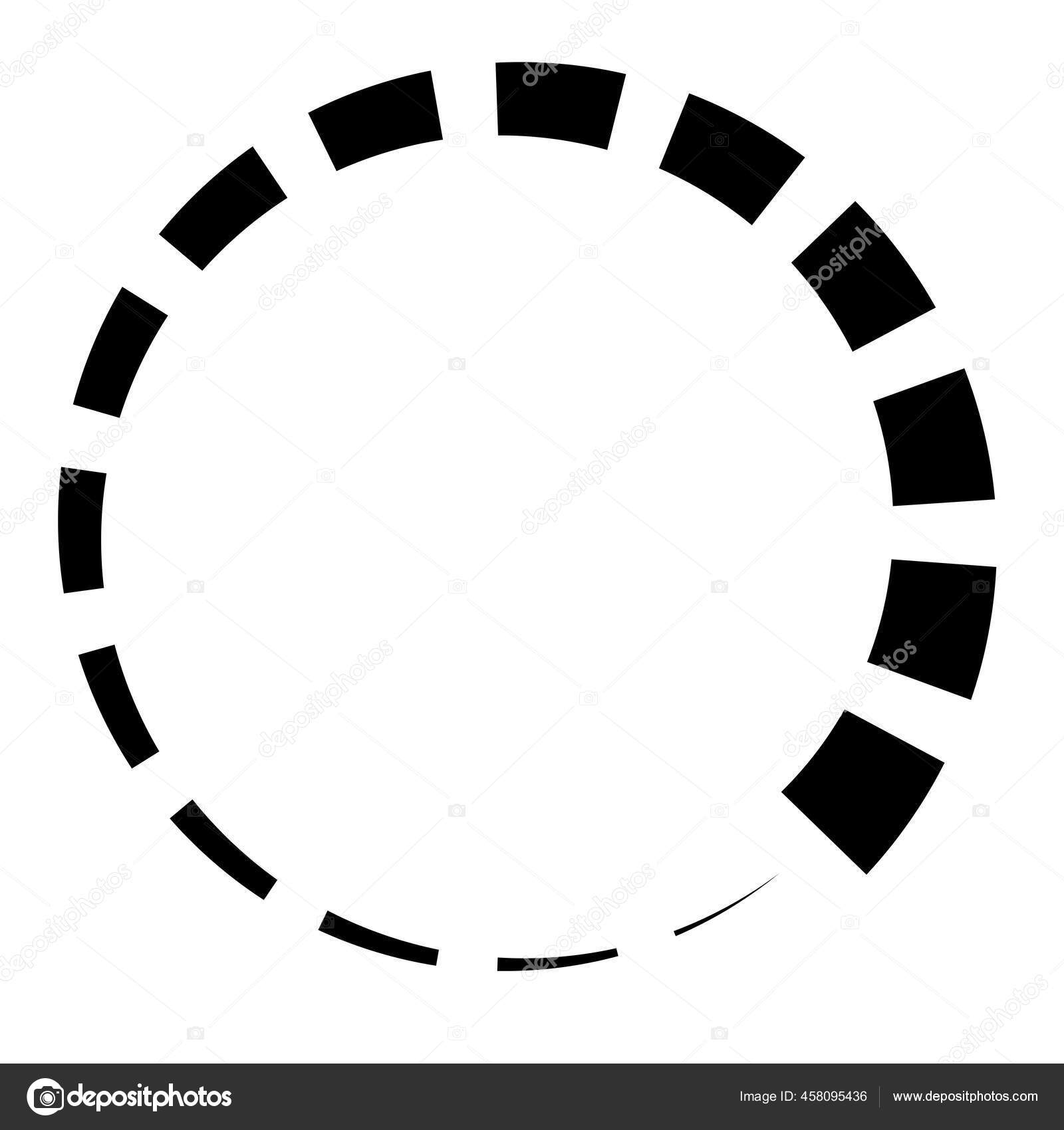 Dashed Lines Spiral Swirls Twirls Concentric Circular Volute Helix ...