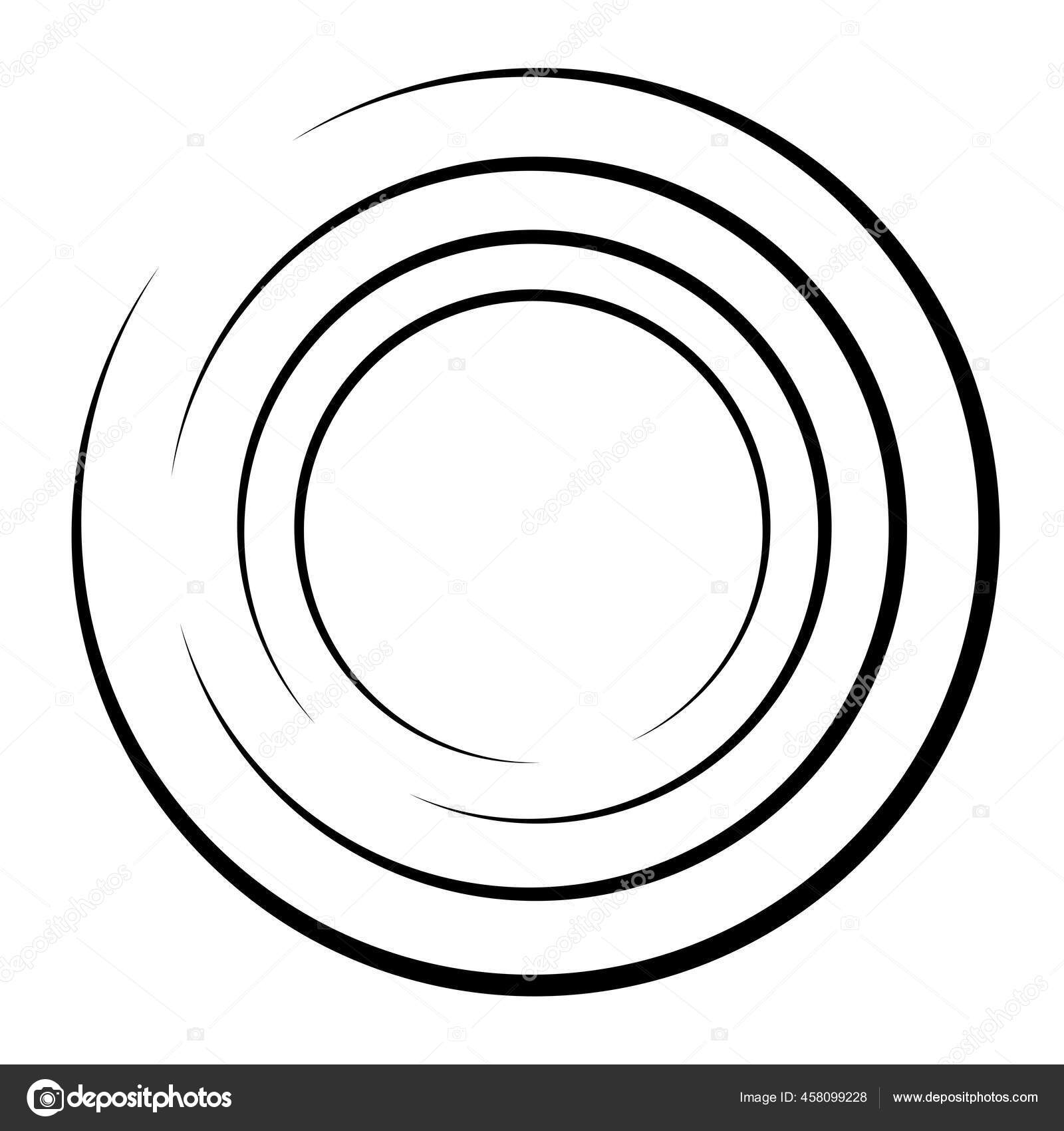 Cyclical Circle Helix Volute Element Concentric Shape Rotation ...