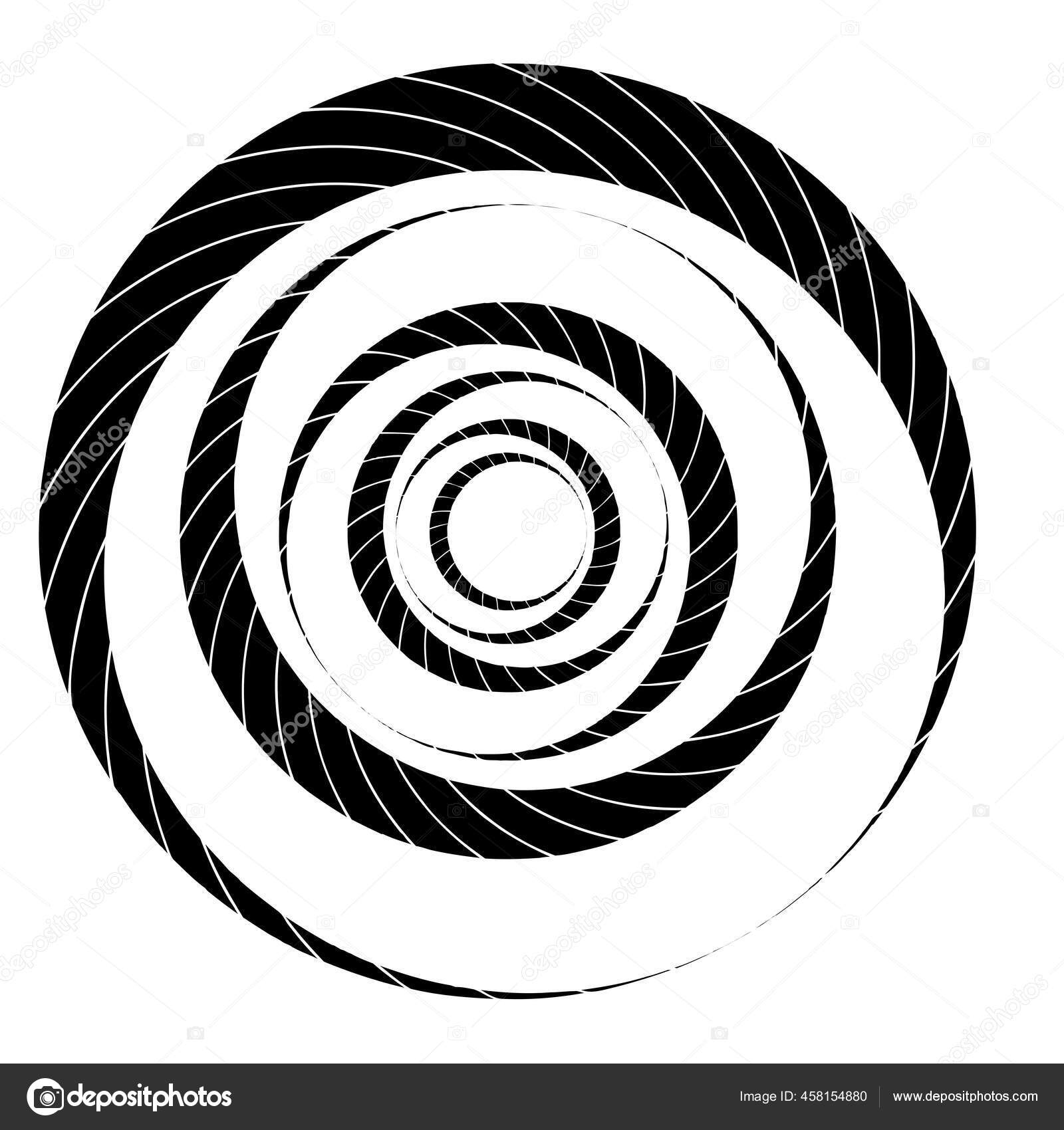 Cyclical Circle Helix Volute Element Concentric Shape Rotation ...