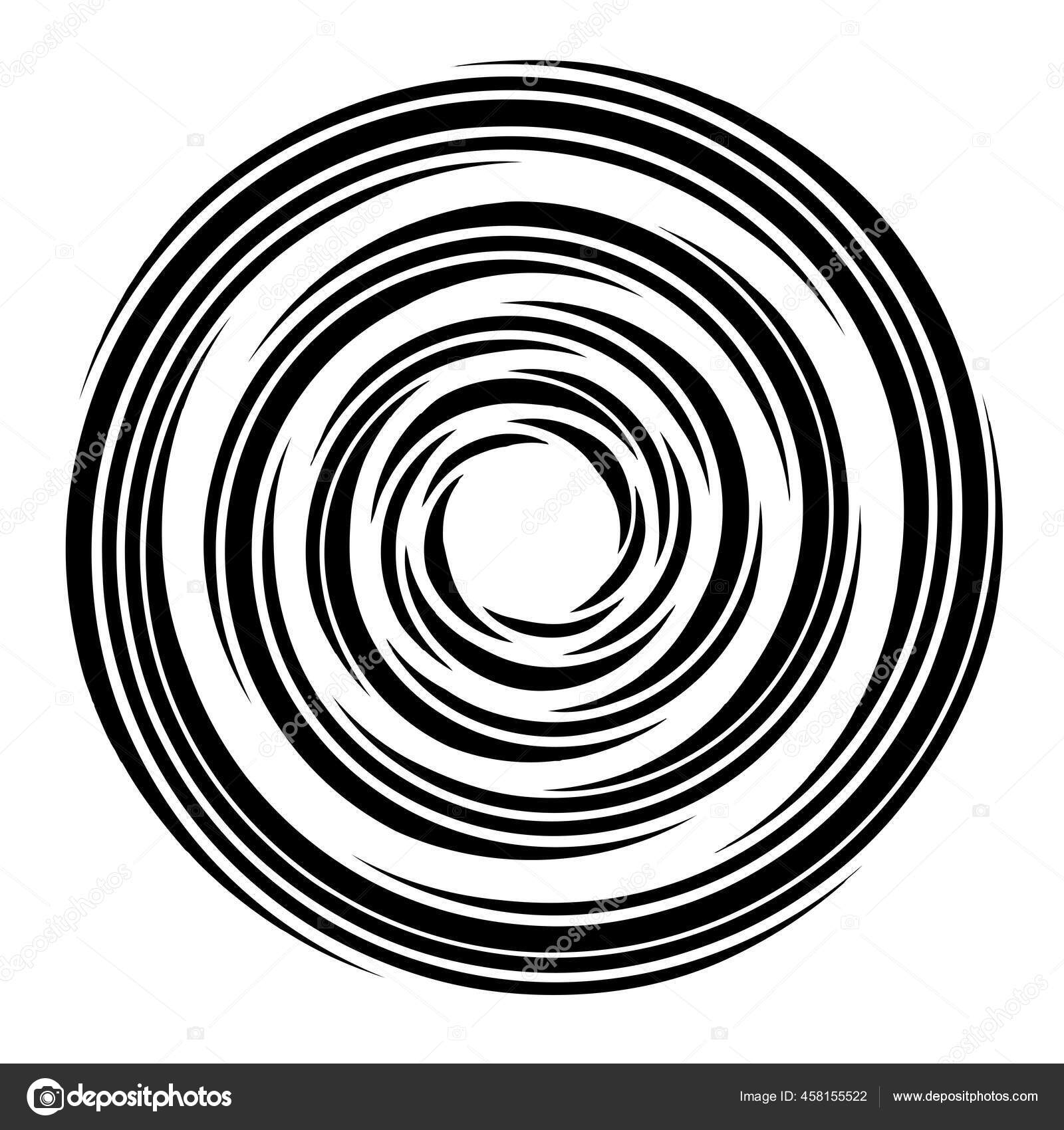 Cyclical Circle Helix Volute Element Concentric Shape Rotation ...