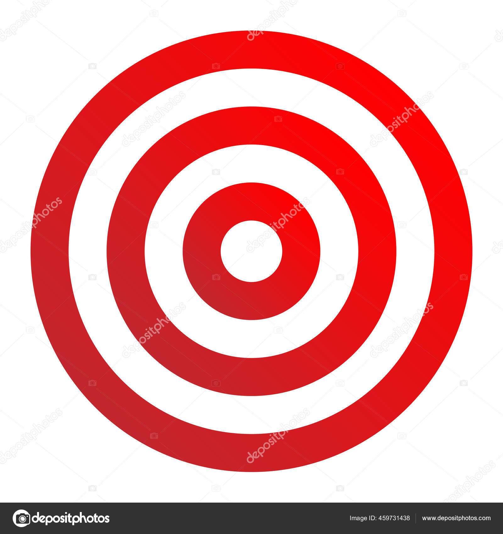 Bullseye Target Mark Abstract Vector Design Element Stock Vector by ...