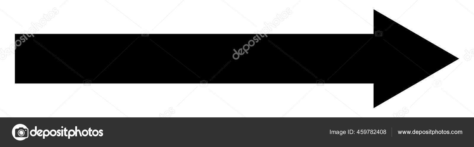 Svart Pil Som Peker Til Venstre