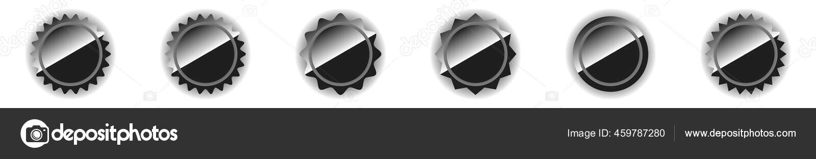 Glossy Shiny Vector Illustration Shape Price Tag Modern Icon Stock ...