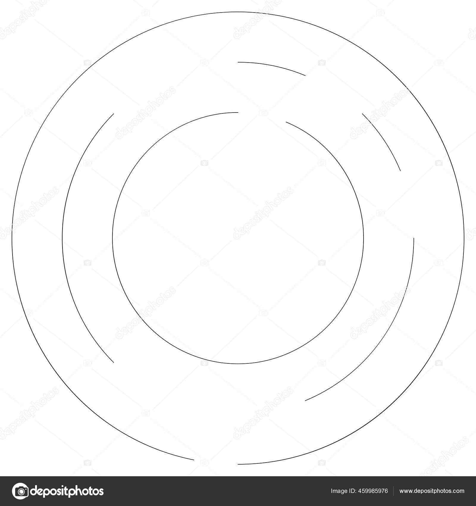 Segmented Circular Element Simple Vector Illustration Graphic Stock ...
