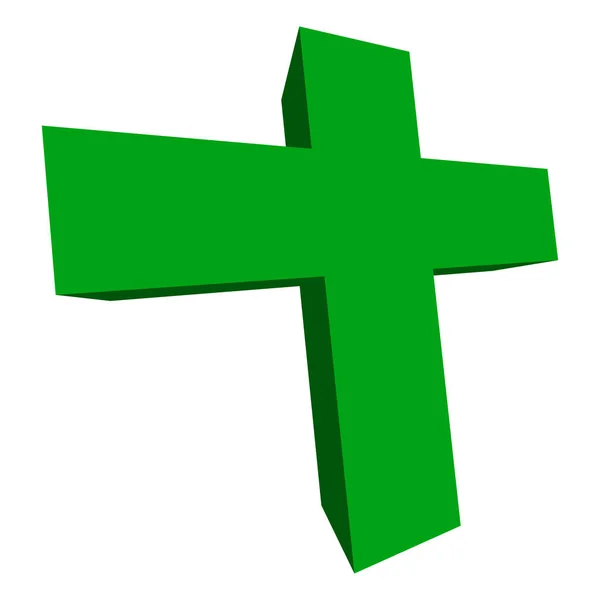 Cross Symbol Christian Cross Simple Vector Icon Stock Vector by ...