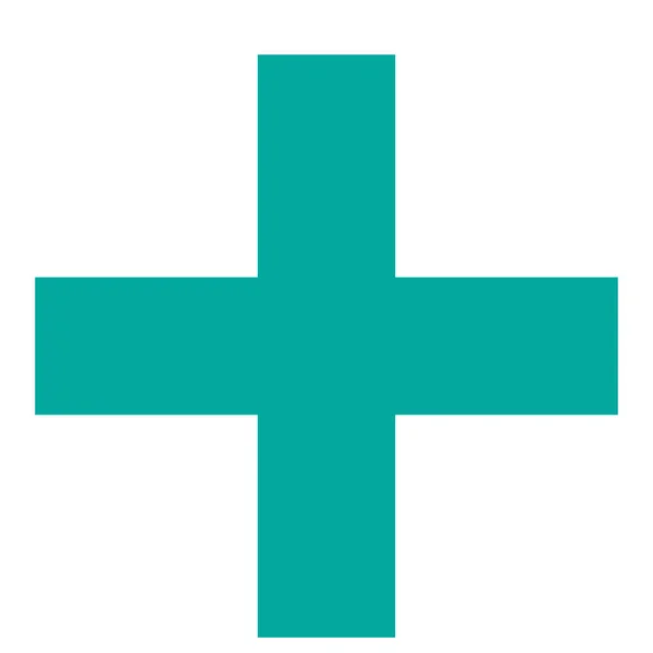 Cross Symbol Christian Cross Simple Vector Icon Stock Vector Image by ...