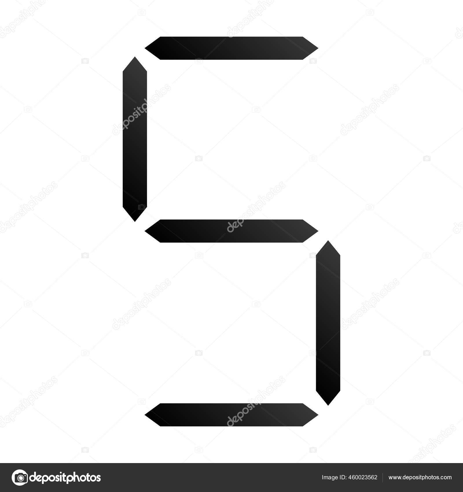 Visualización Digital Dígitos Números Números Cuadro Indicadores Reloj ...