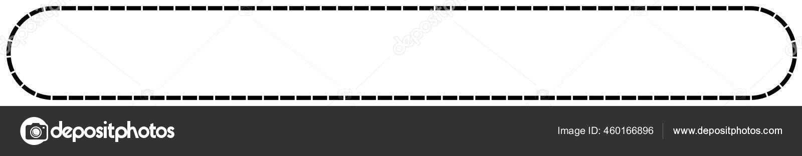 Dashed Line Border Frame Vector Illustration Element Stock Vector Image ... Dashed Line Border Frame Vector Illustration Element Stock Vector Image ...