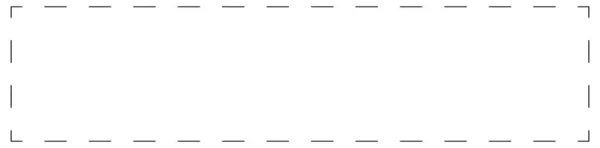 Dashed Line Border Frame Vector Illustration Element Stock Vector by ...