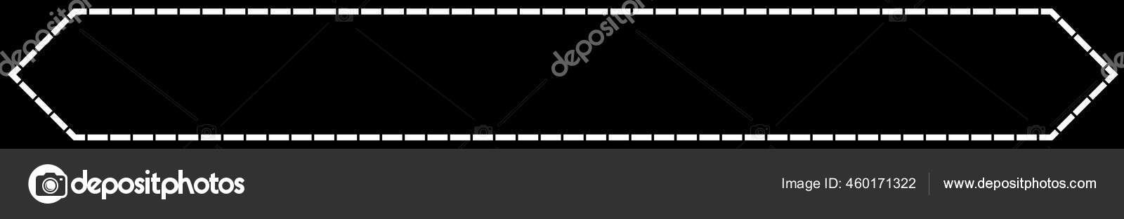 Dashed Line Border Frame Vector Illustration Element Stock Vector by ... Dashed Line Border Frame Vector Illustration Element Stock Vector by ...