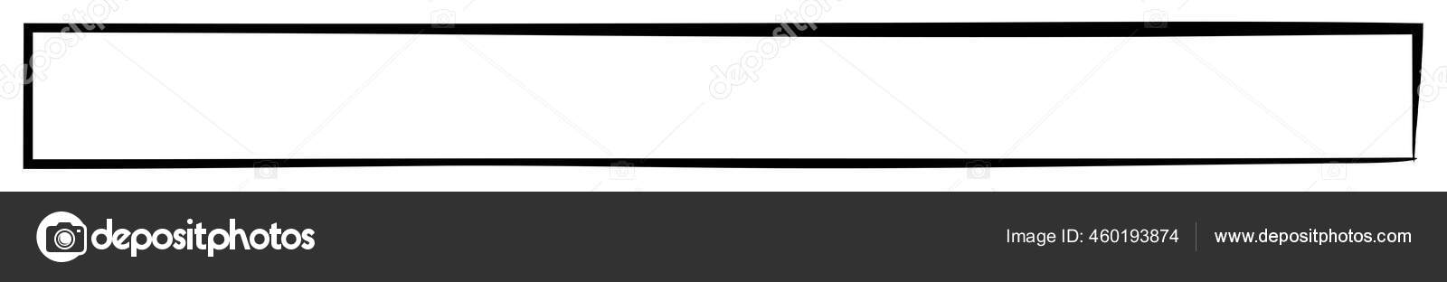 Grungy Rectangular Frame Border Plaque Outline Stock Vector by ...