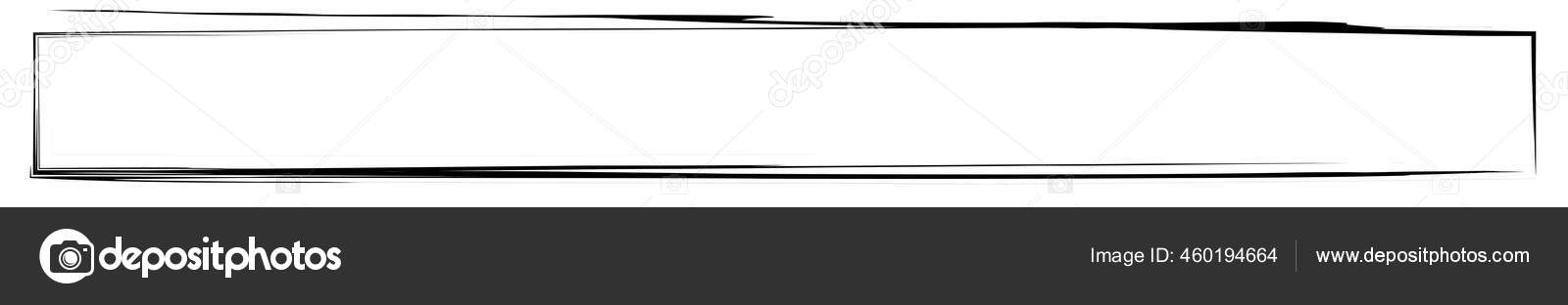 Grungy Rectangular Frame Border Plaque Outline Stock Vector by ...