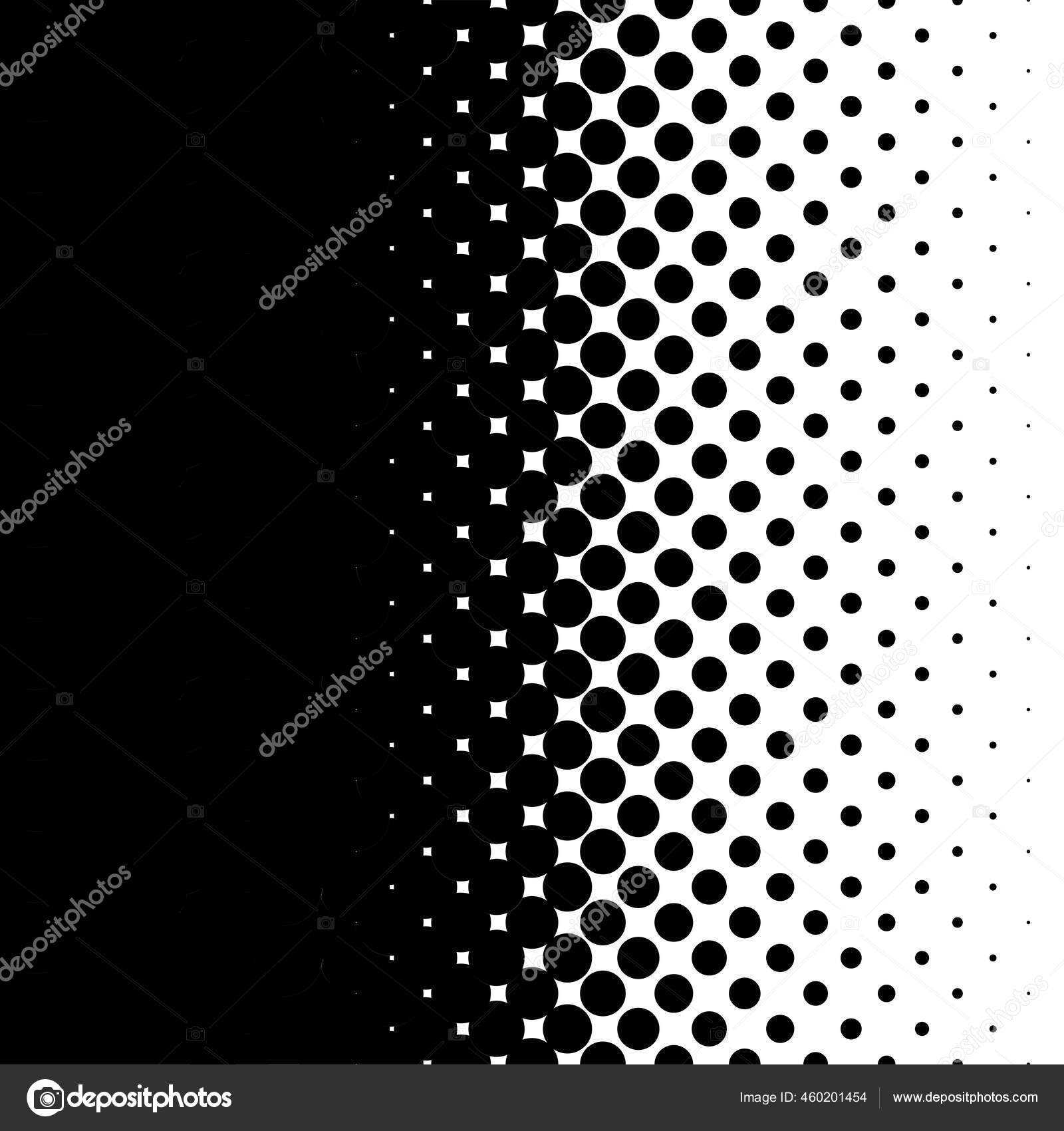 Linear Halftone Screentone Dots Circles Vector Illustration Pattern ...