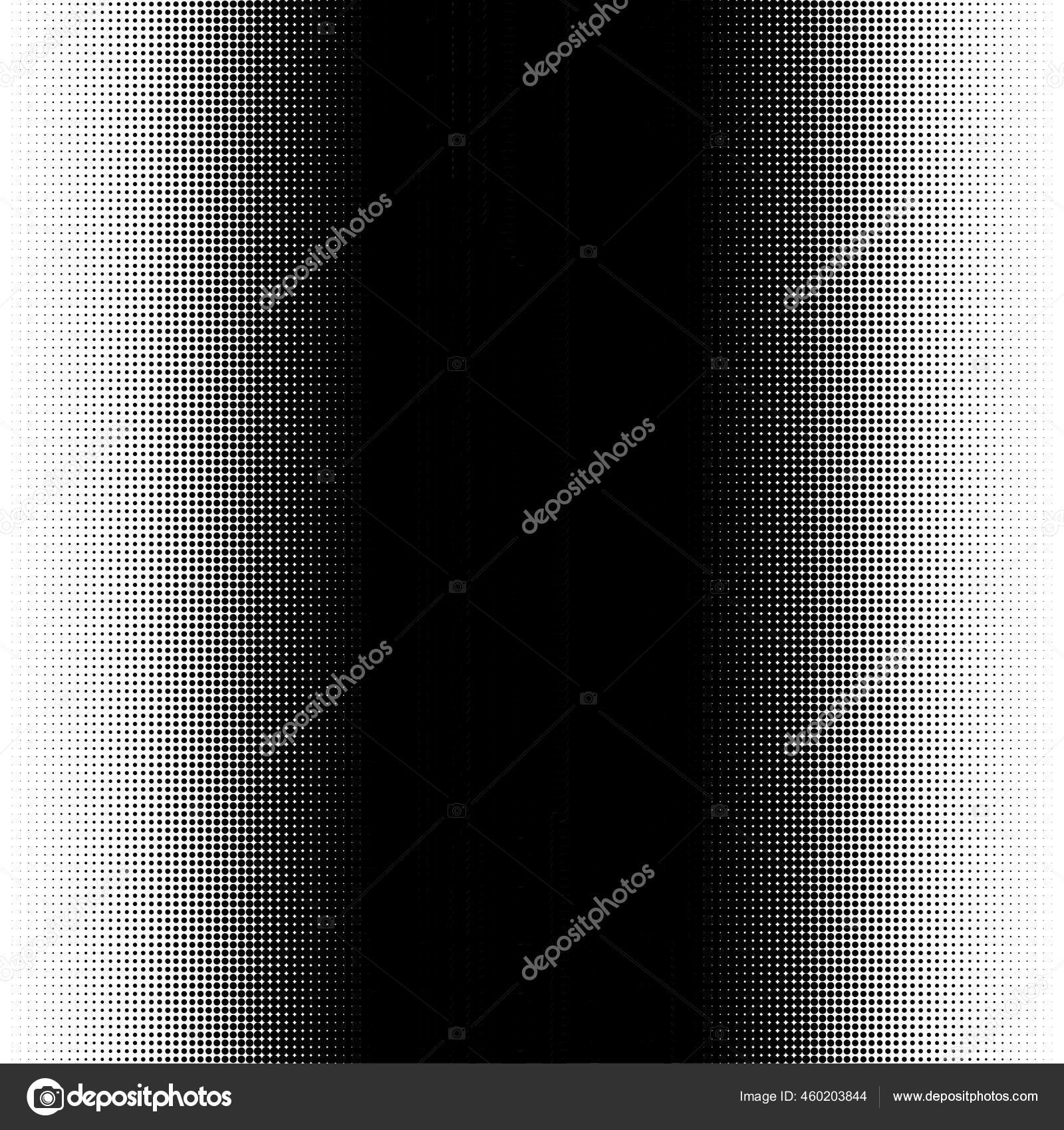 Linear Halftone Screentone Dots Circles Vector Illustration Pattern ...