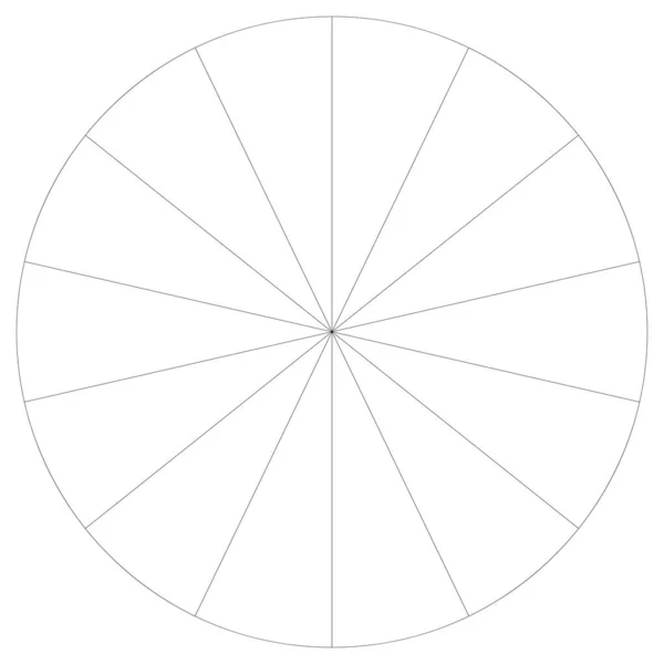 Segmented Circle Pie Graph Pie Chart Infographics Presentation Template Design Stock Vector by ...