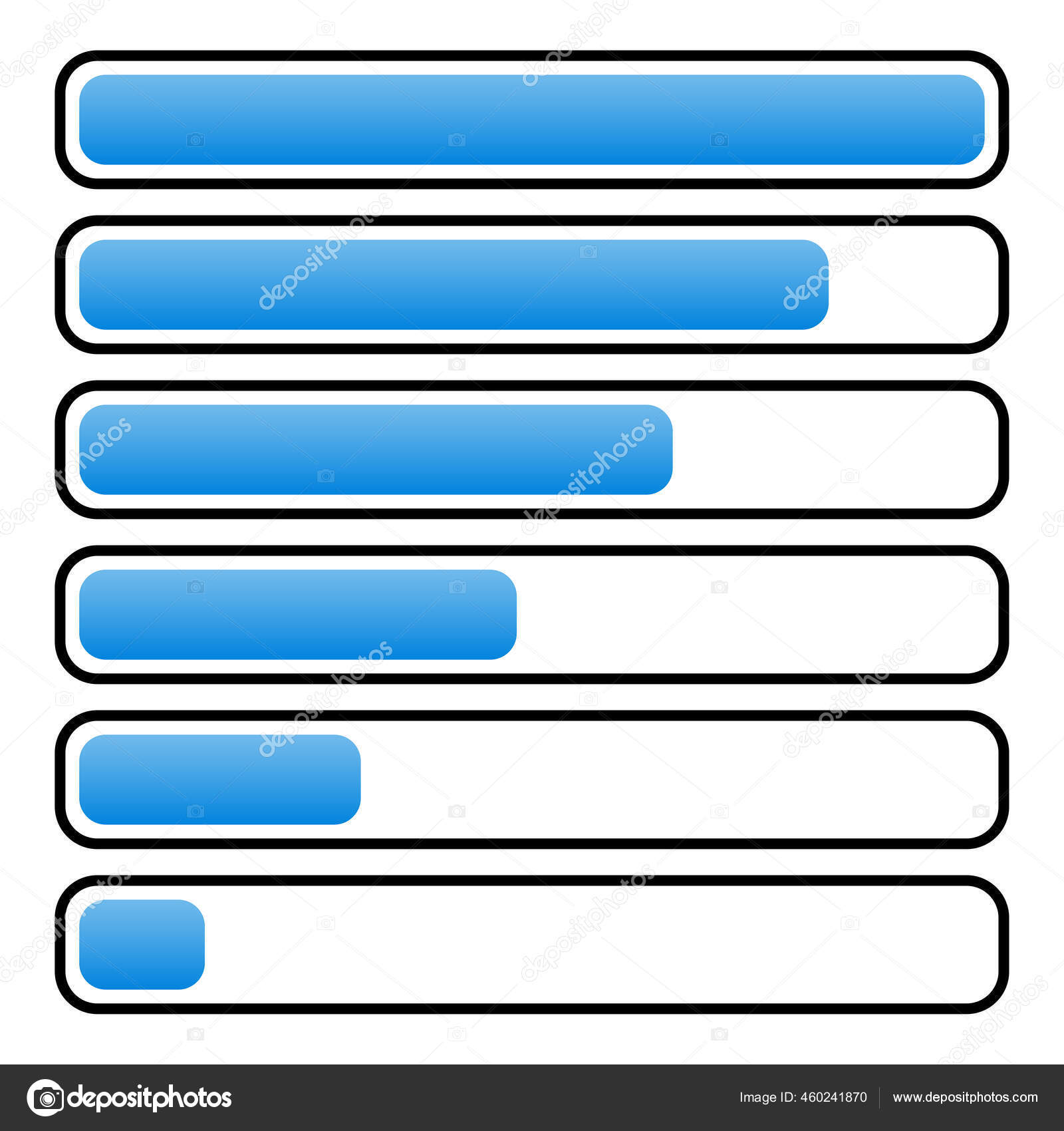 Loader Preloader Progress Bar Vector Element Stock Vector Illustration Stock Vector by ...