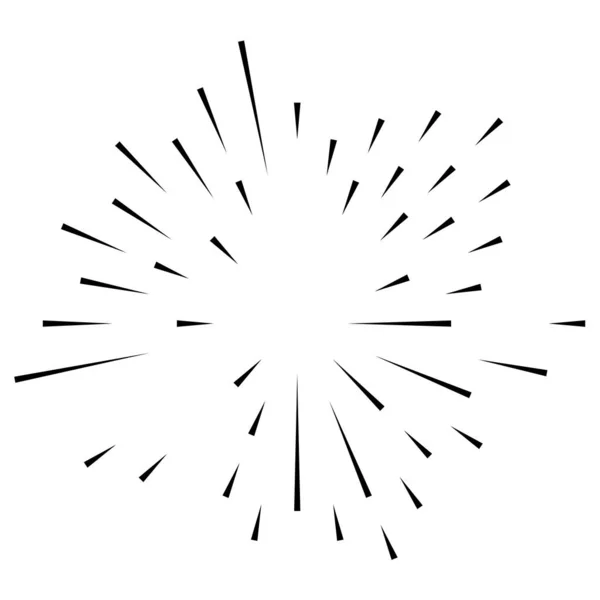 Radial Radiating Lines Abstract Burst Element Concentric Whirligig ...